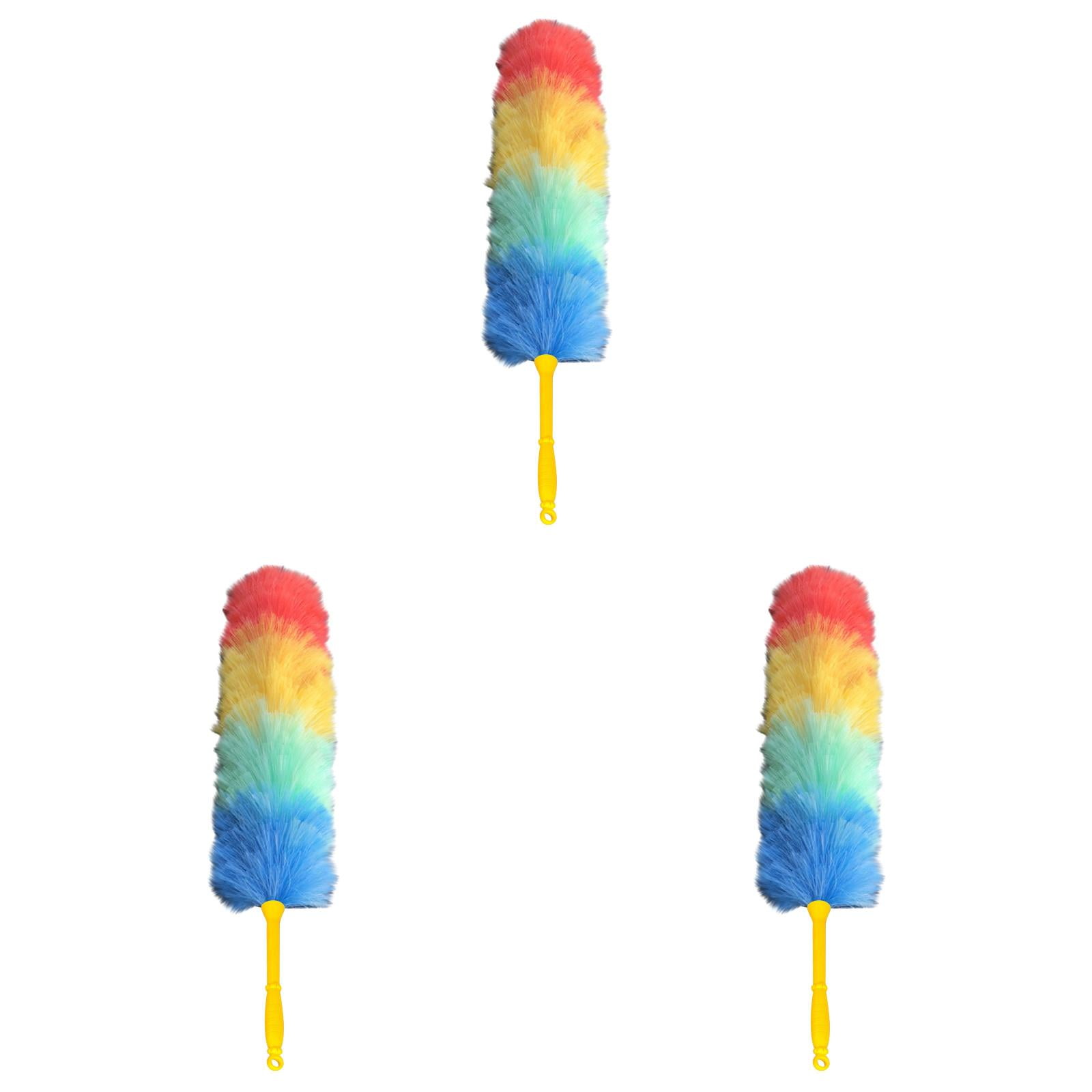 YDNGF 3PCS Feather Duster Plastic Feather Duster Dust Duster Color ...