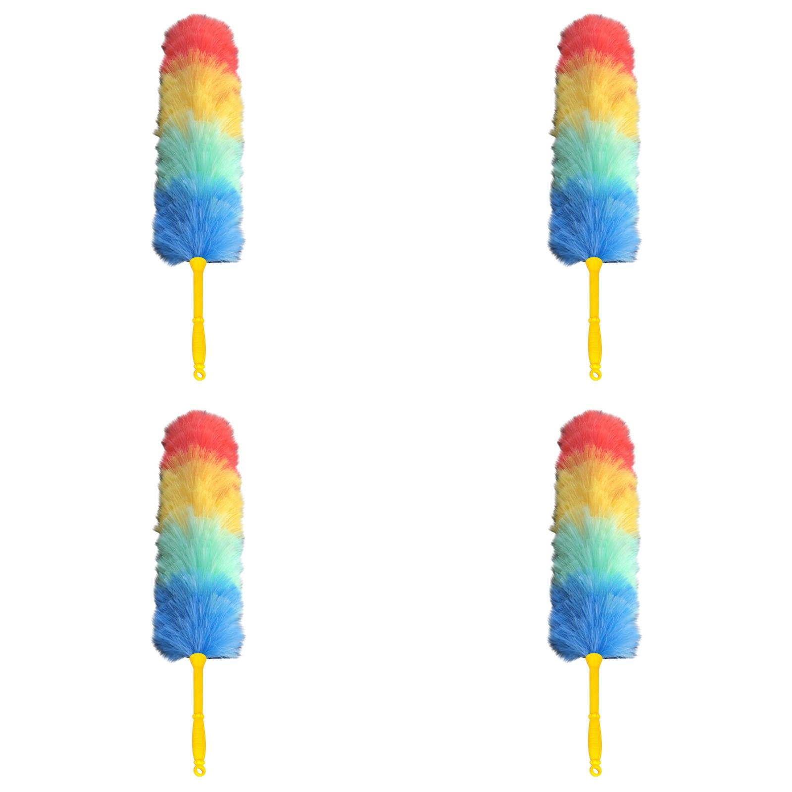 YDNGF 4PCS Feather Duster Plastic Feather Duster Dust Duster Color ...