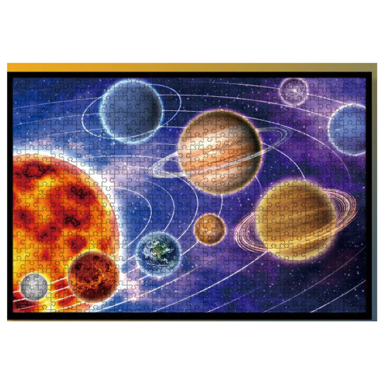 YDNGF 520Pc Puzzle Solar System Planet Puzzle 520 Adult Family (Space ...
