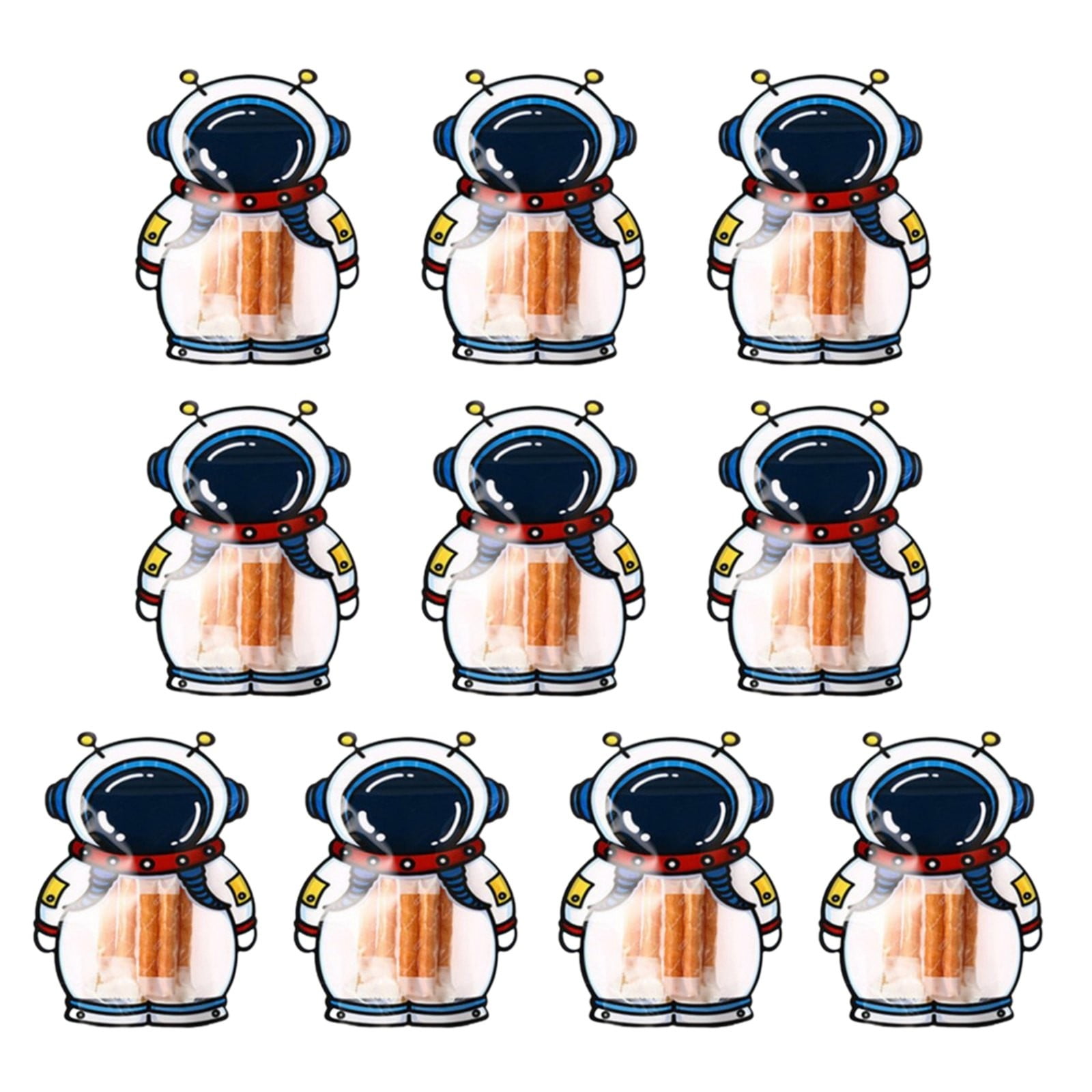 YDNGF Cartoon Snack Bag Ziplock Bags for Kids 10Pcs Reusable Candy Cute ...