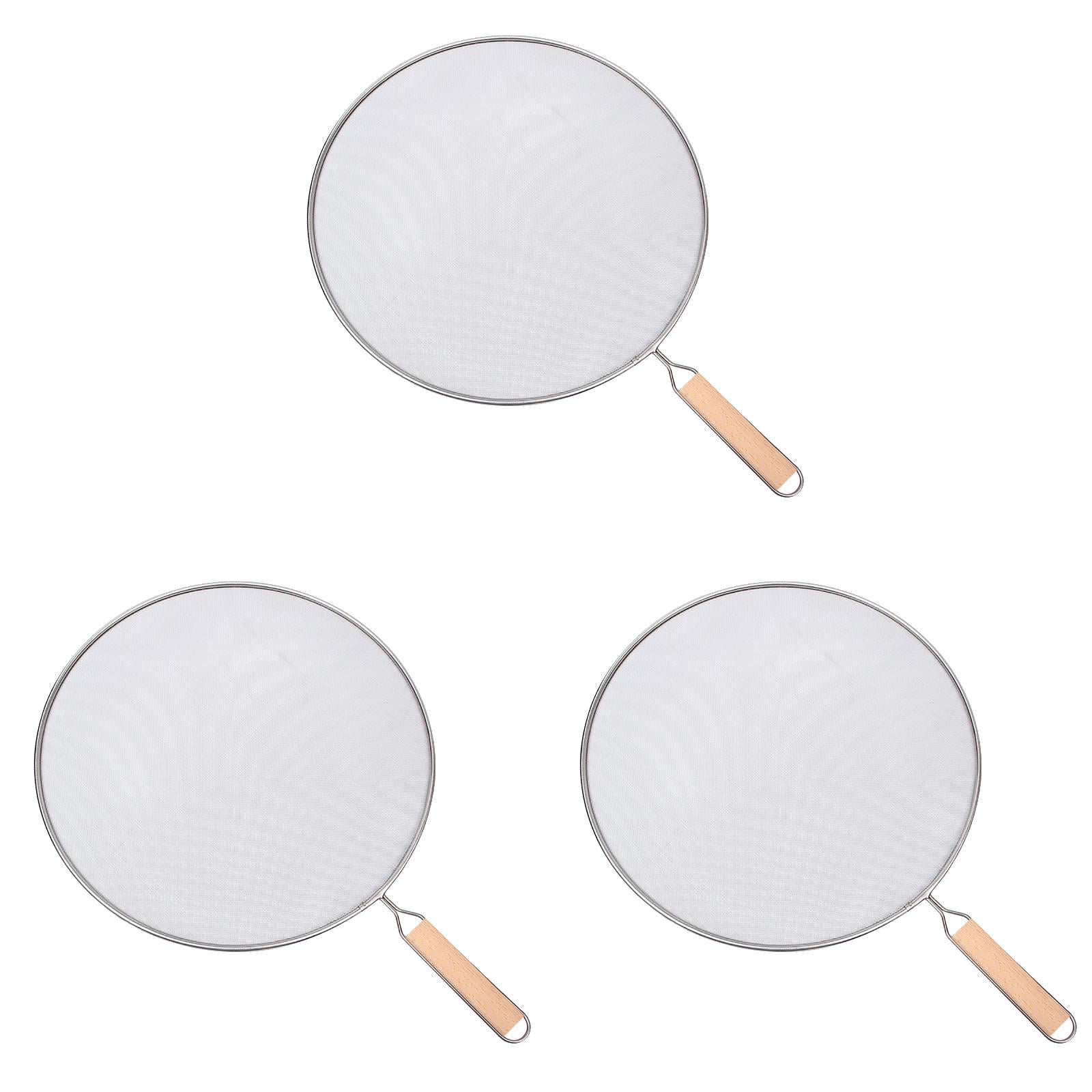 YDNGF Clearance 3PCS 8 Inch Stainless Steel Oil Splatter Screen Frying ...