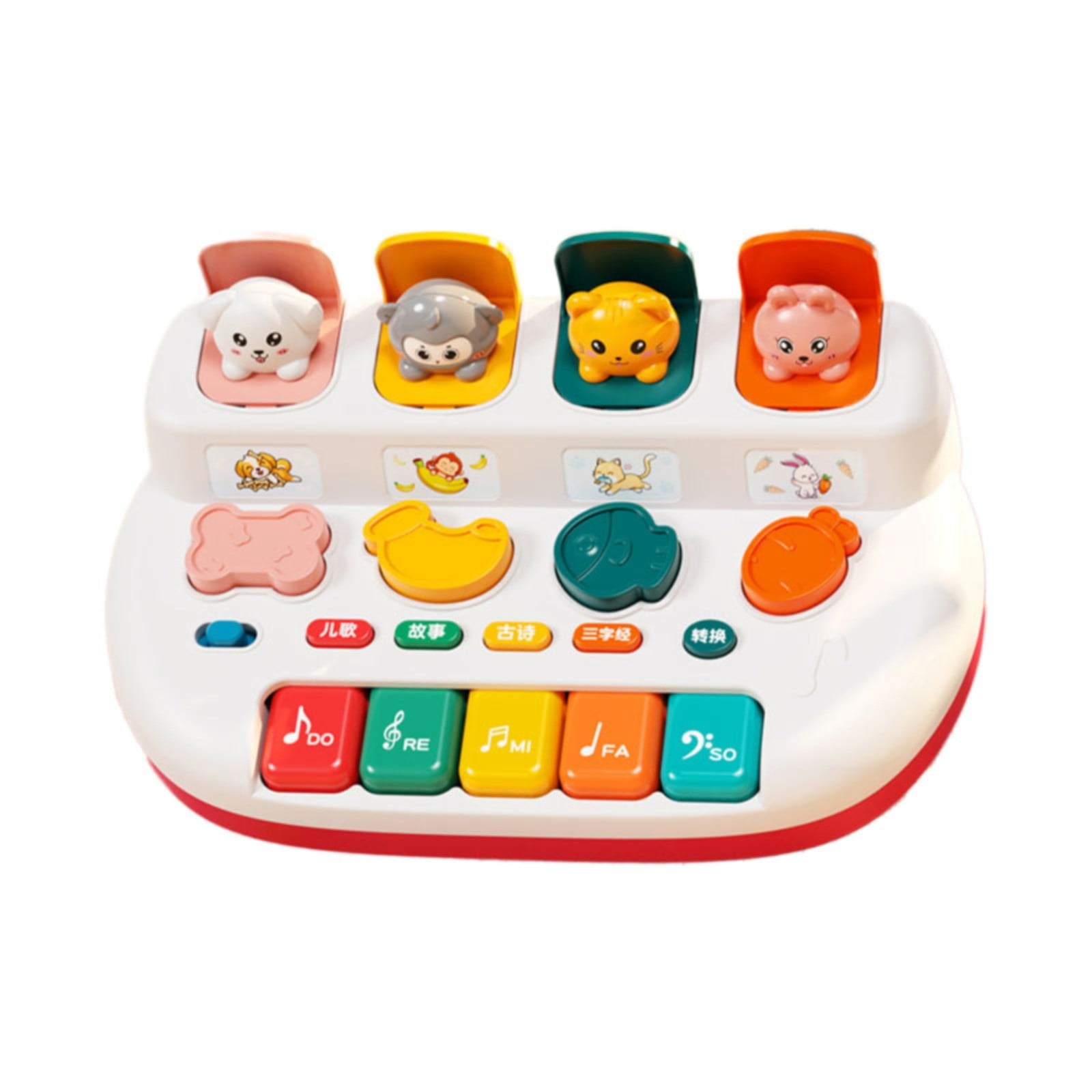 YDNGF Baby Piano Toy | Cute Animal Musical Instrument Piano Keyboard ...