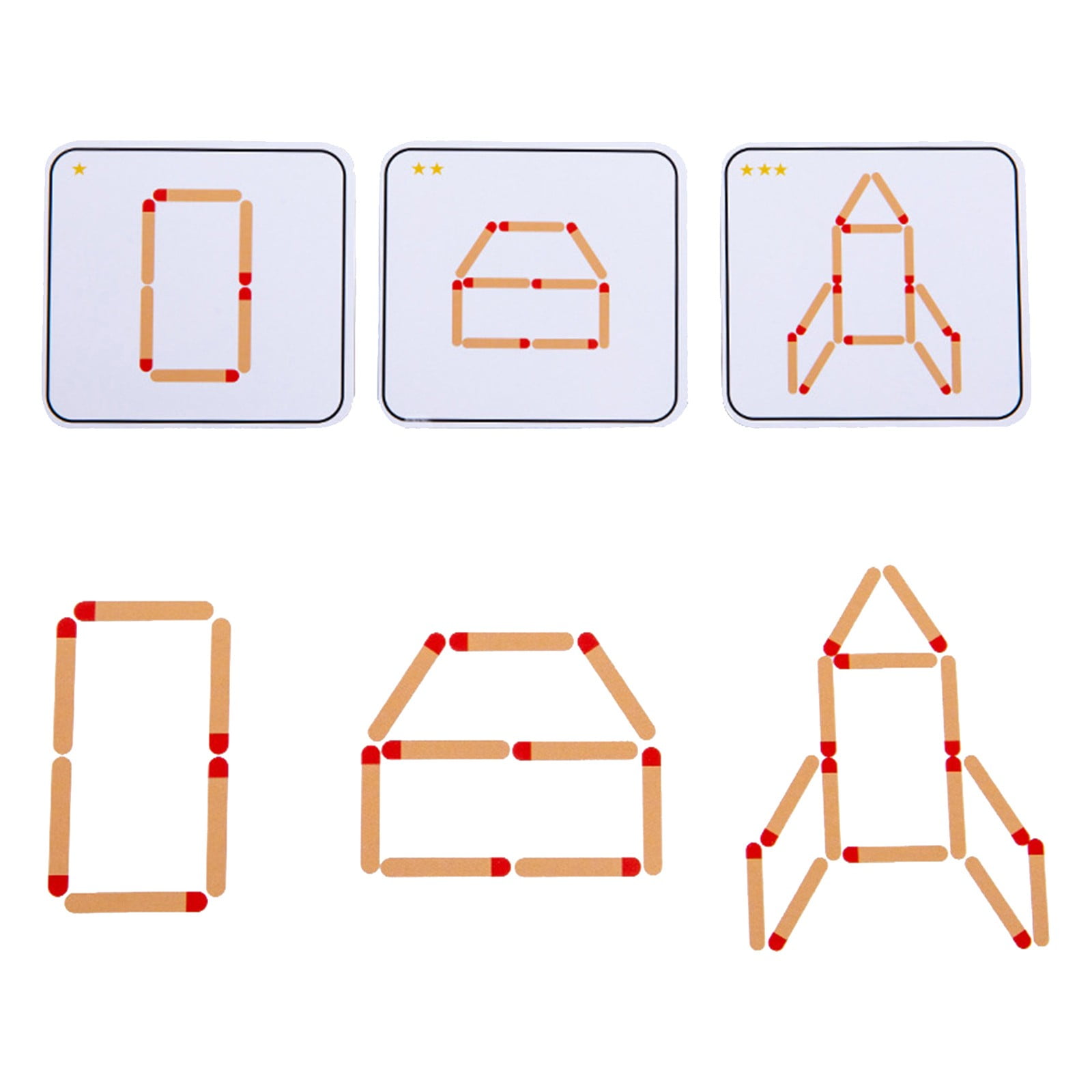 YDNGF Clearance Matches Puzzle Games DIY Math Geometry Board Games ...