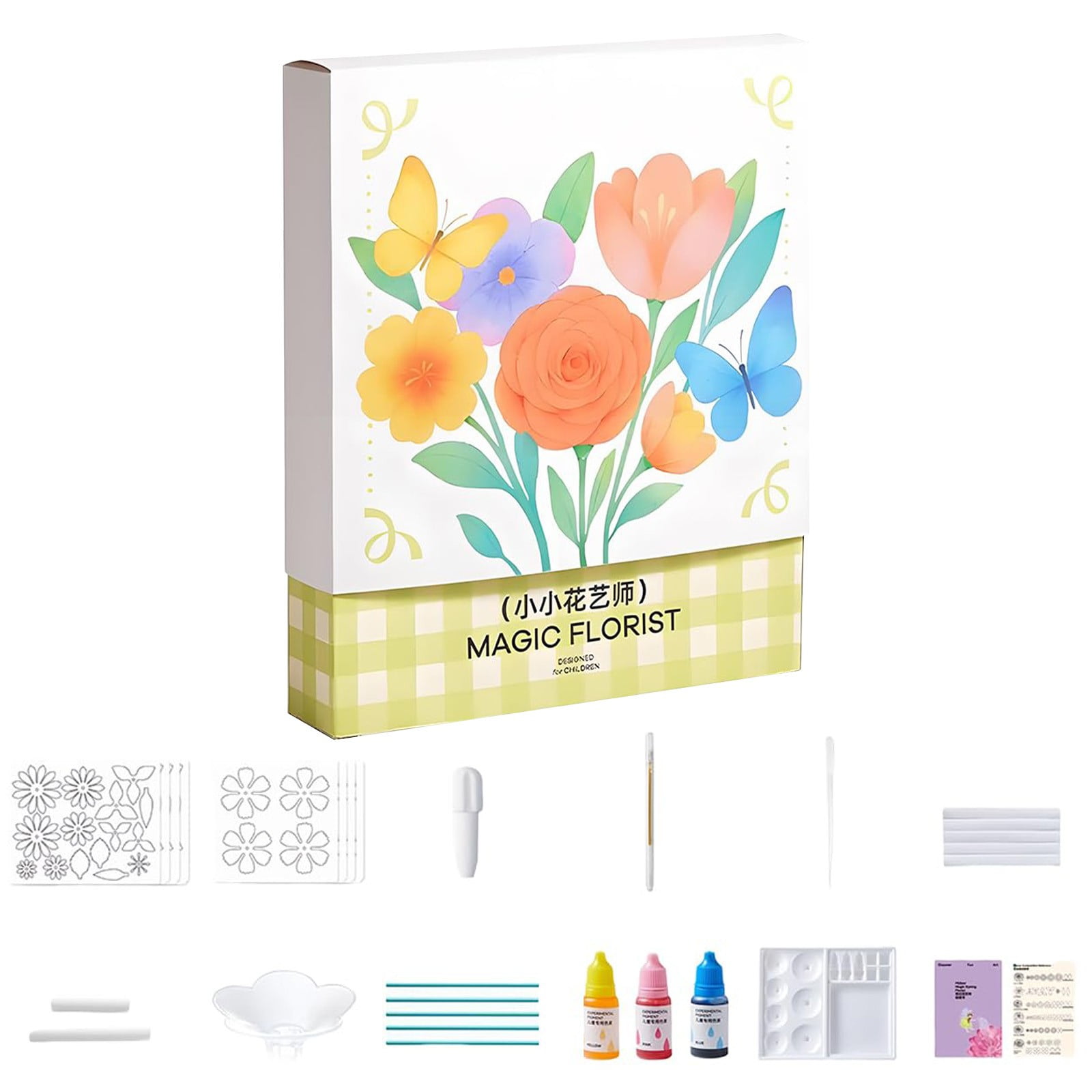 YDNGF Magic Petal Flower Art Kit, Flower Bouquet Craft Kit, Fun & Easy ...