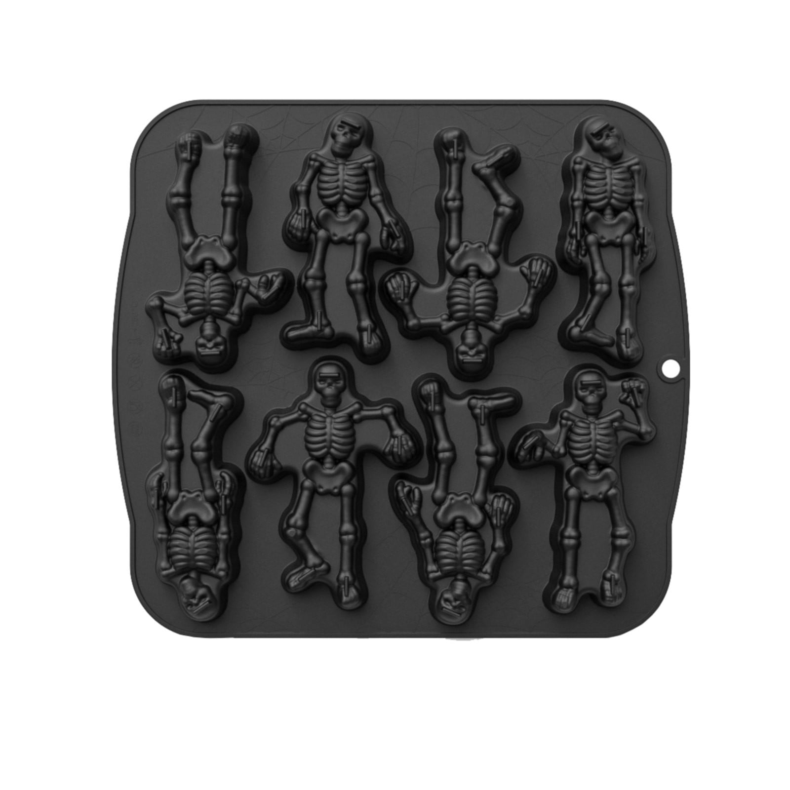 YDNGF Silicone 8 Joint Bone Mold Silicone Skeleton 8 Cavity Chocolate Baking Diy Cake Silicone ...