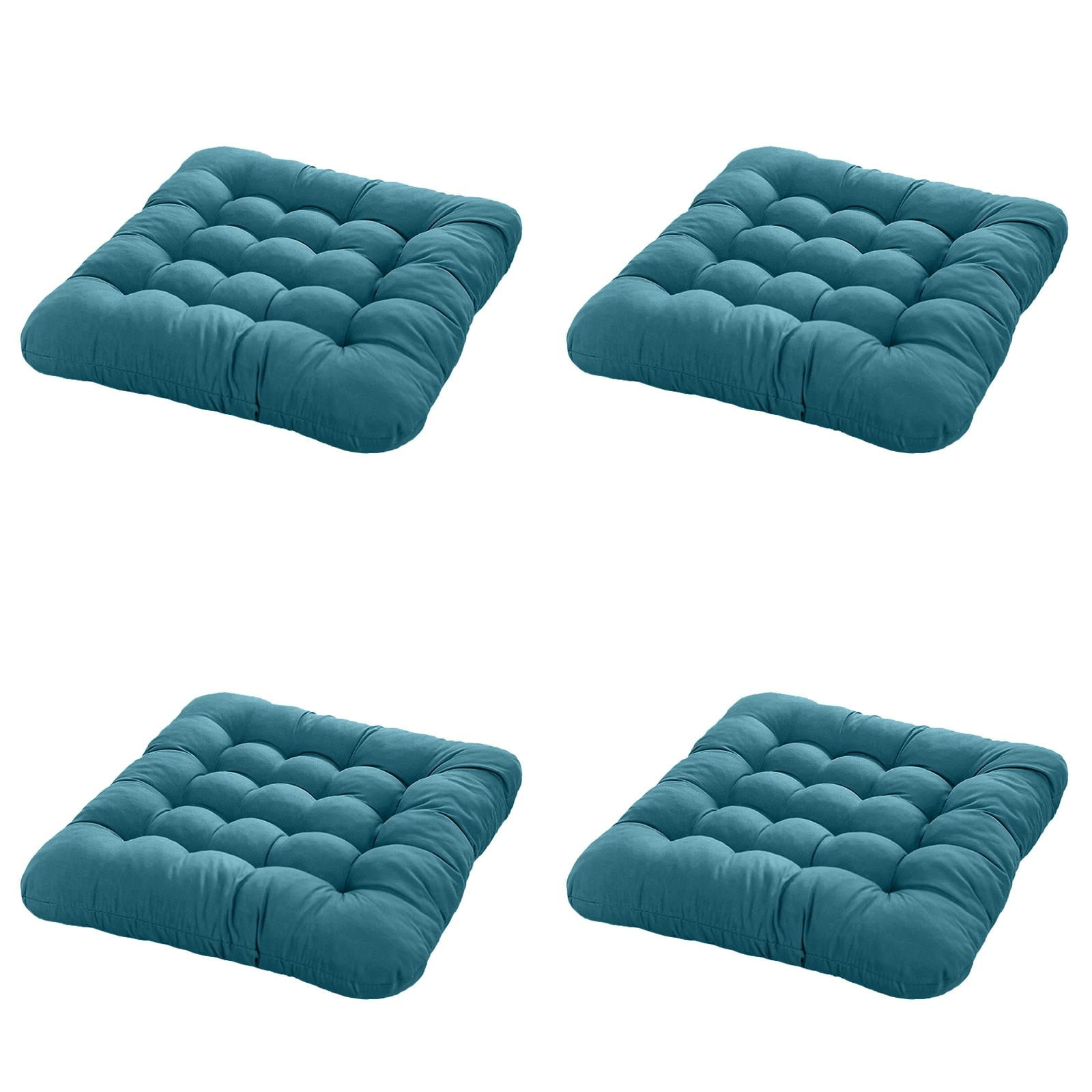 Mrzhqd 4 Pack Solid Color Soft Chair Cushion 40*40cm Polyester Fiber ...