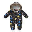 Baby Clothes Boy Girl Thick Snowsuit Winter Warm Coats Cow Prints Hooded Romper Jumpsuit ...
