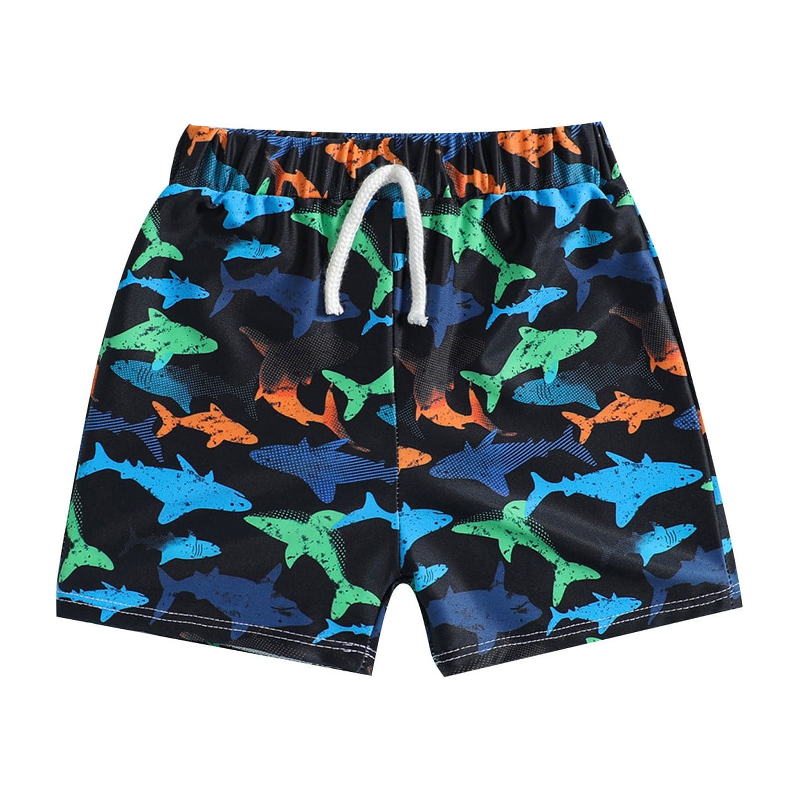 YDOJG Kids Swimsuit Toddler Kids Baby Boys Summer Print Shorts Quick ...