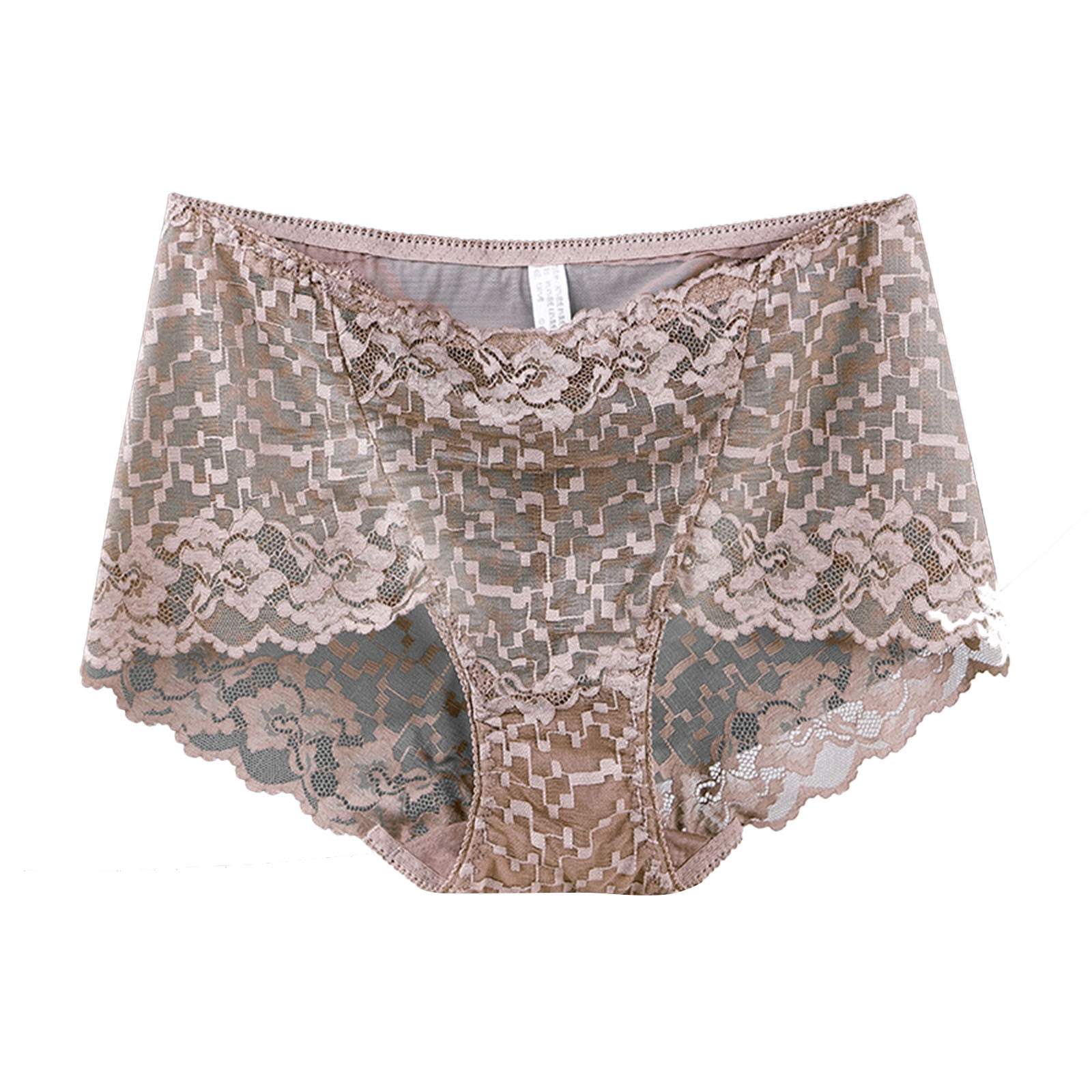 YDOJG Women Fashion Panties Ladies Waist High Waist Lace Mesh Waist ...