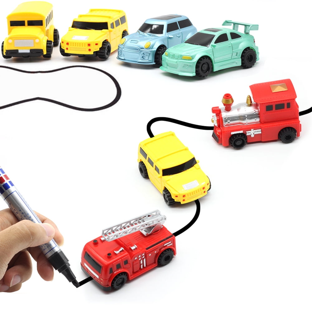 YDxl Auto Follow Mini Inductive Racing Car Truck Draw Line Pen ...