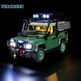 YEABRICKS LED Lighting Kit Compatible with LEGO Icons Land Rover ...