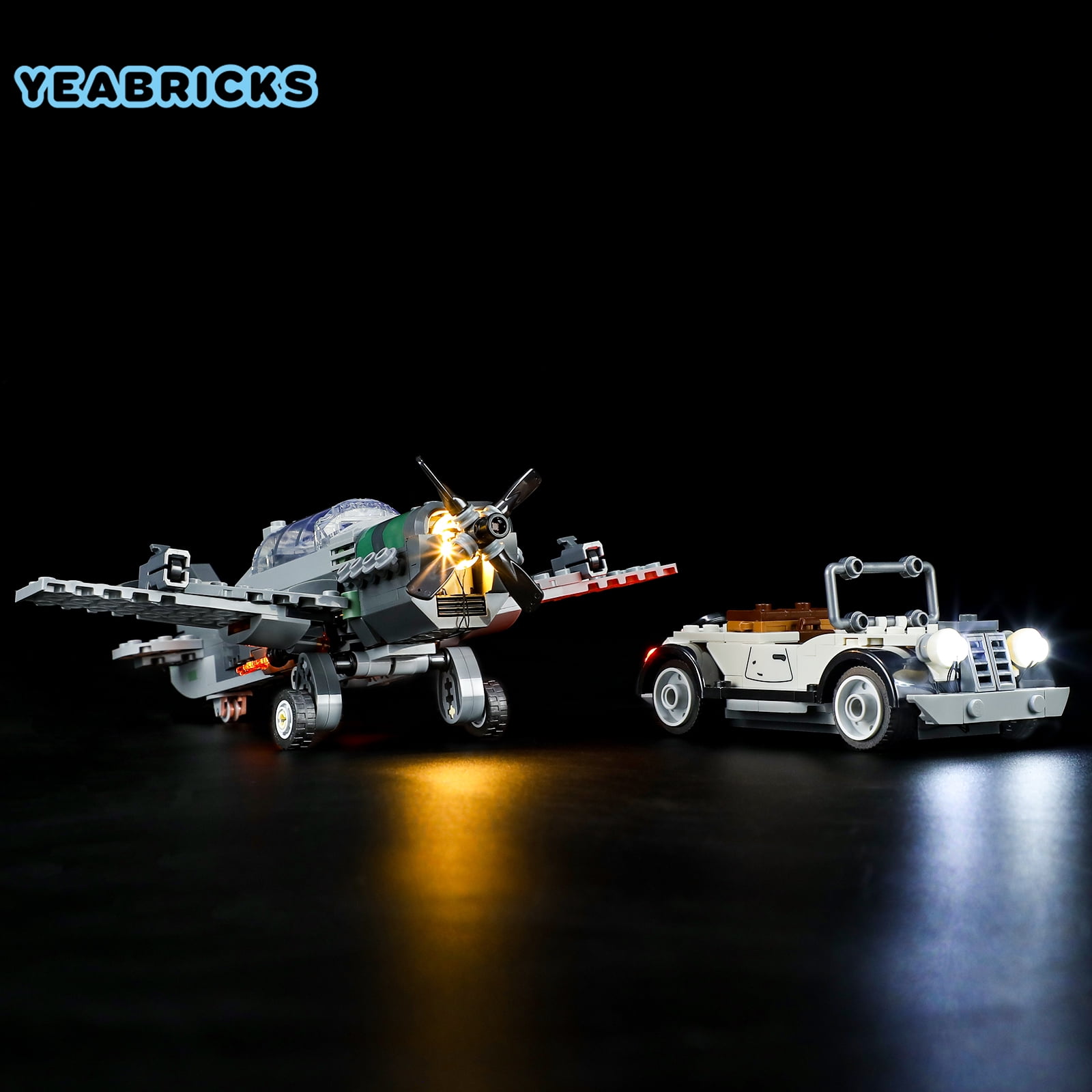 YEABRICKS LED Lighting Kit Compatible with LEGO Indiana Jones and the ...