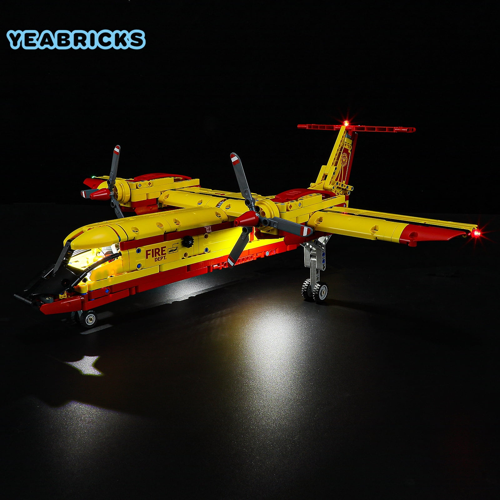 YEABRICKS LED Lighting Kit Compatible with LEGO Technic Firefighter ...