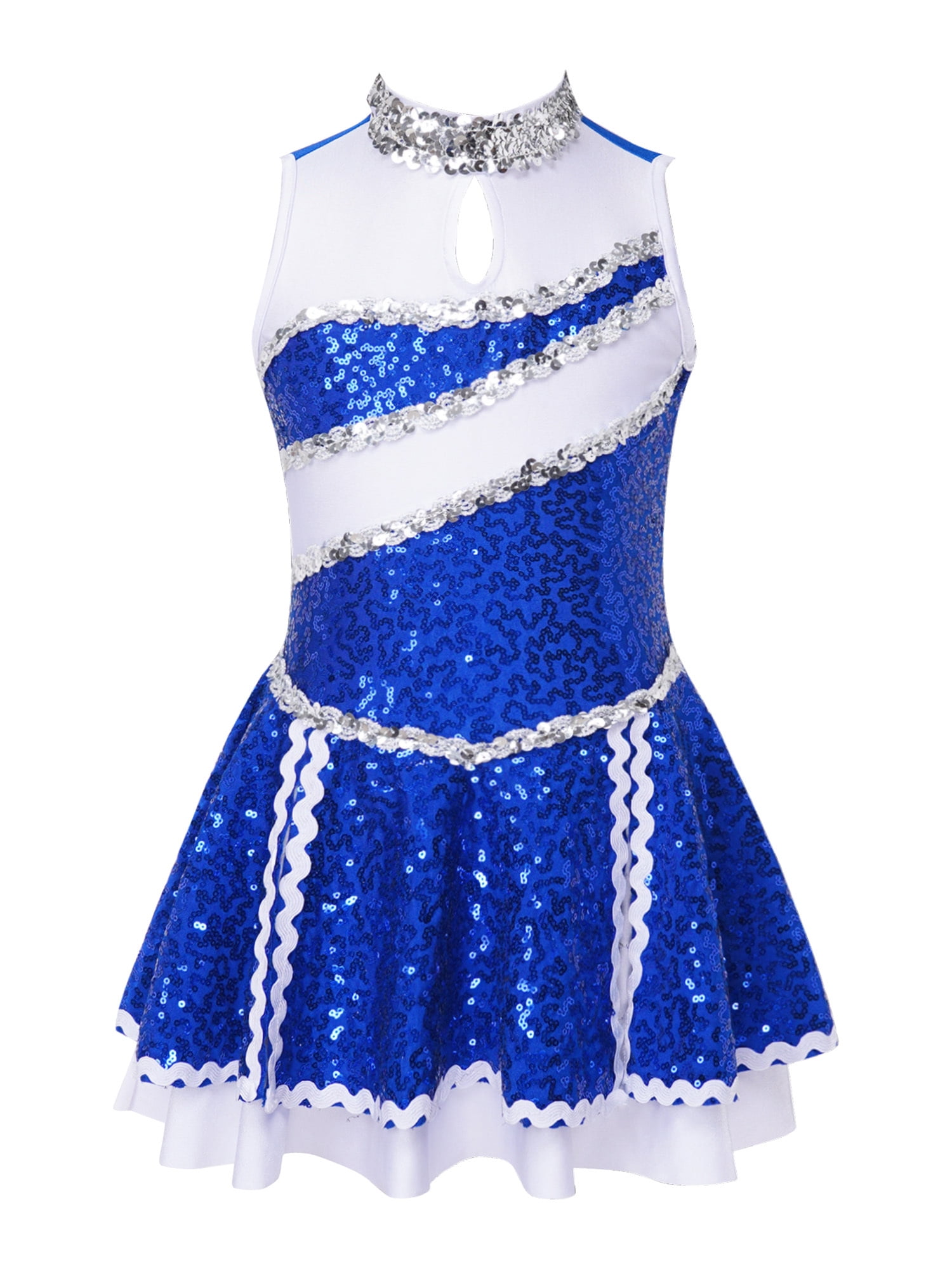 YEAHDOR Girls Halloween Carnival Party Fancy Dress Majorette Costume ...