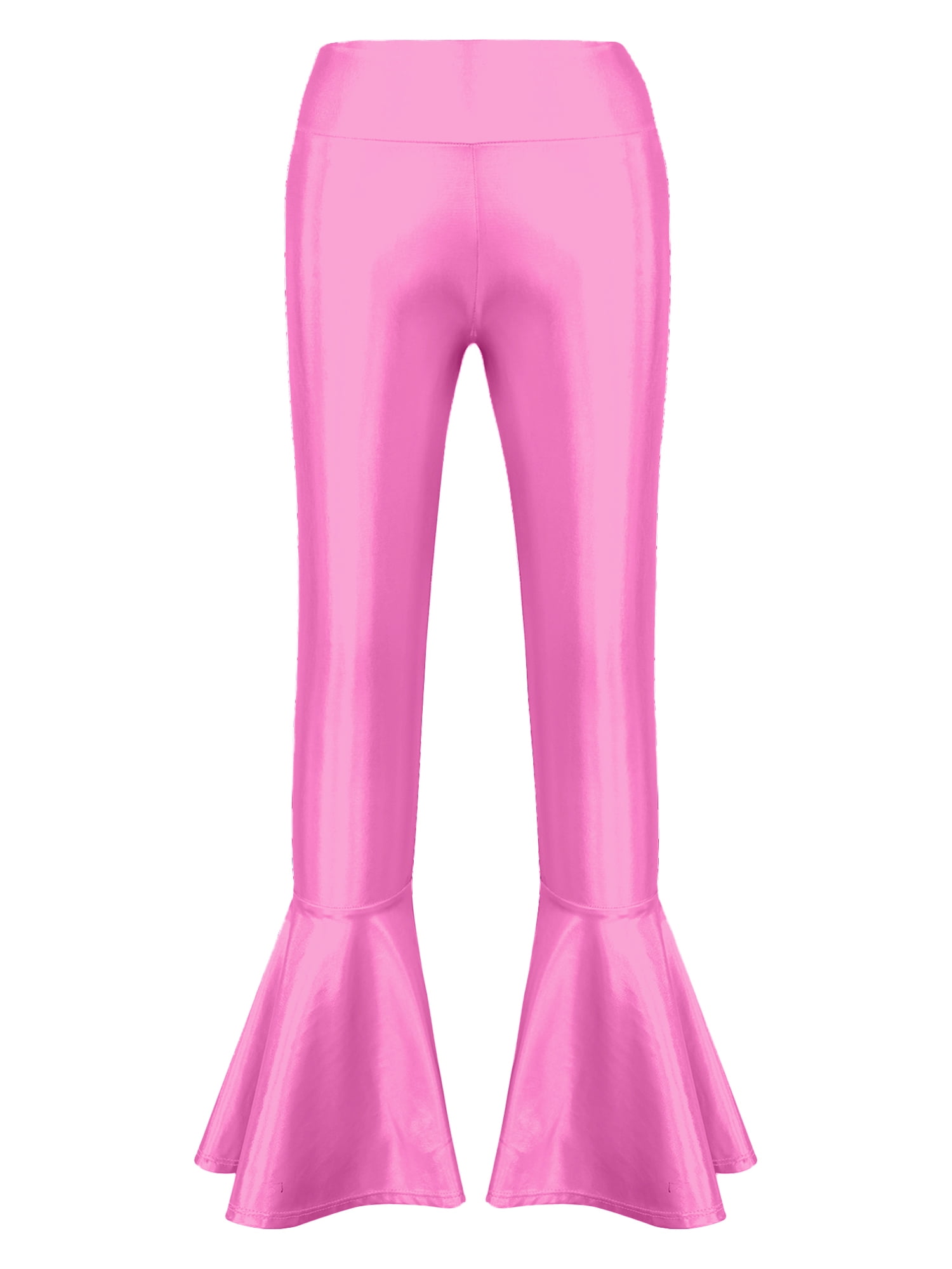 YEAHDOR Girls Shiny Metallic Jazz Dance Performance Costume Off ...