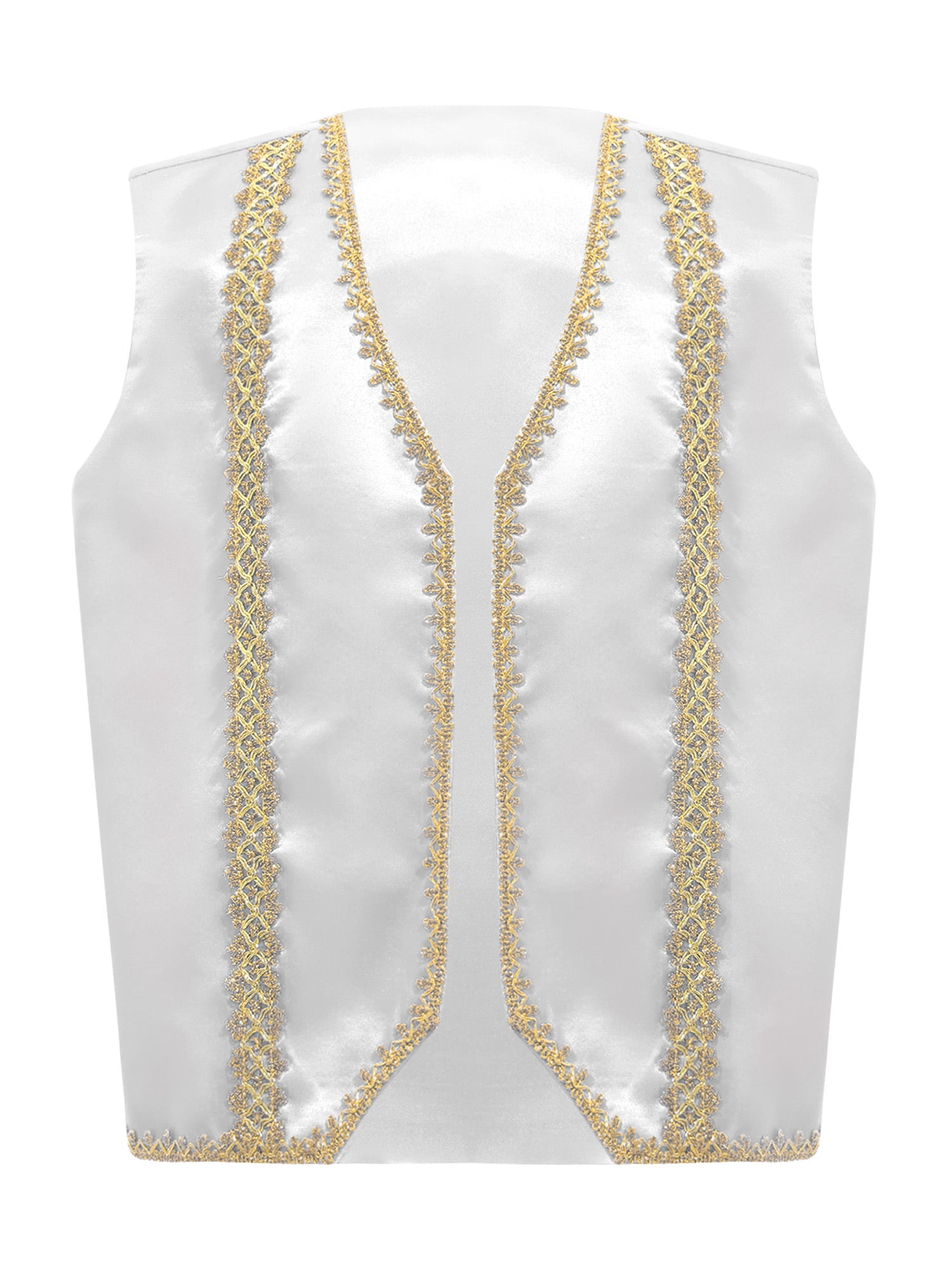 YEAHDOR Kids Boys Halloween Arabian Prince Cosplay Costume Golden ...