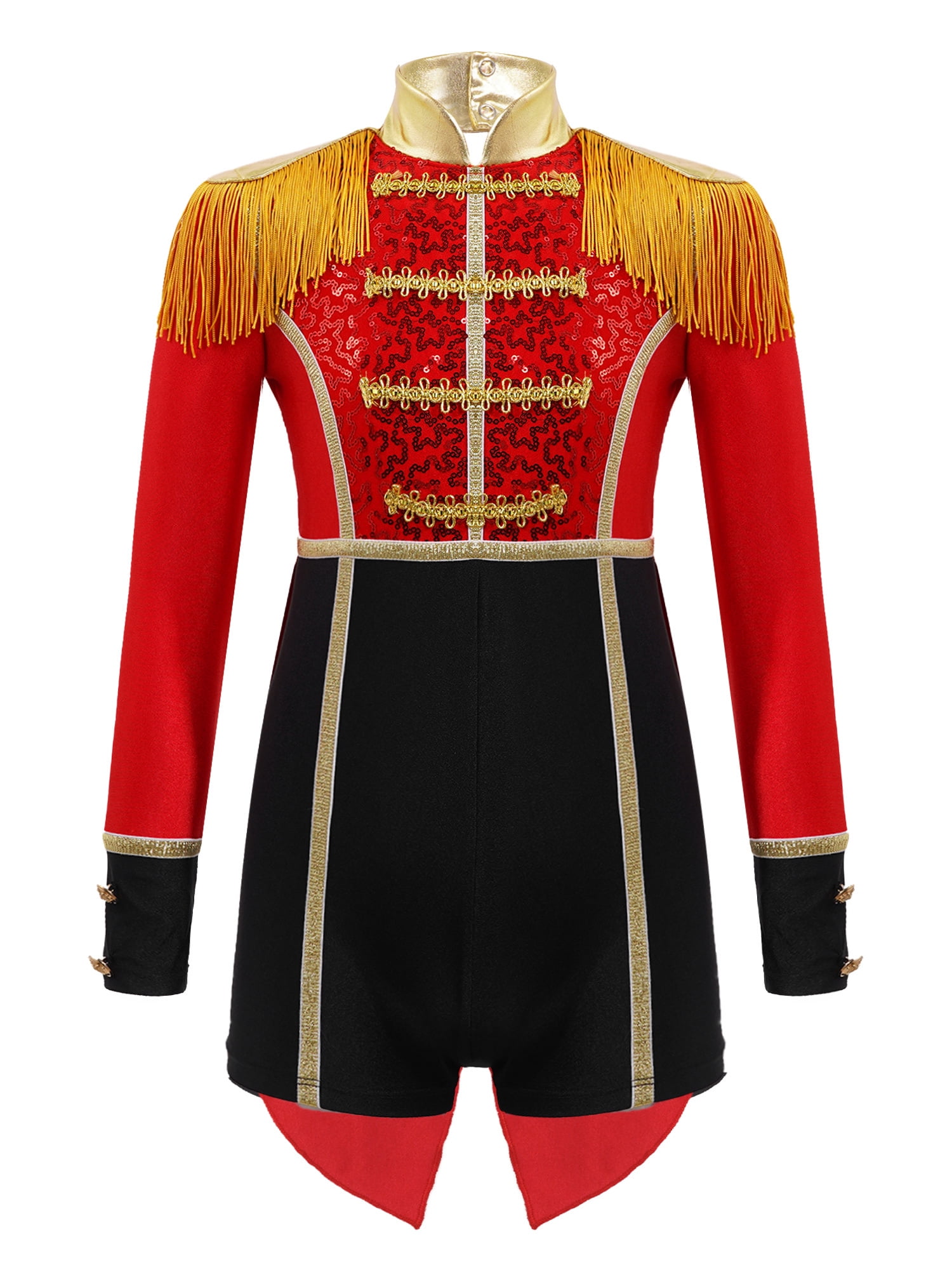 YEAHDOR Kids Girls Circus Cosplay Costume Carnival Party Bodysuit ...