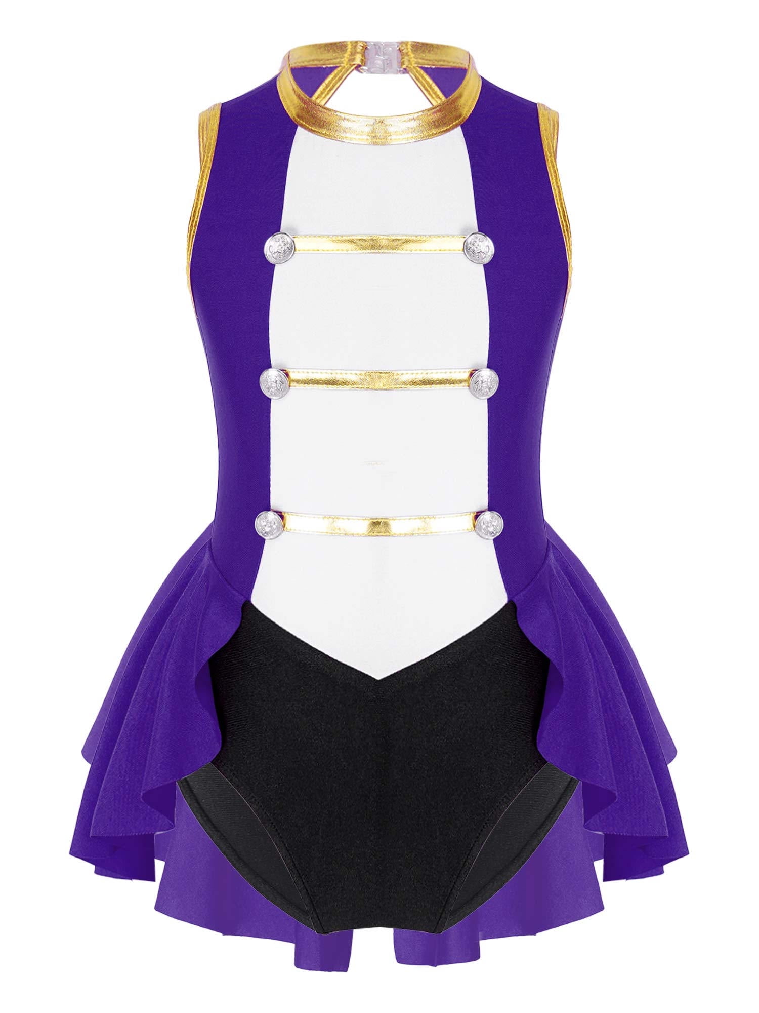 YEAHDOR Kids Girls Circus Ringmaster Costume Halloween Party Carnival ...