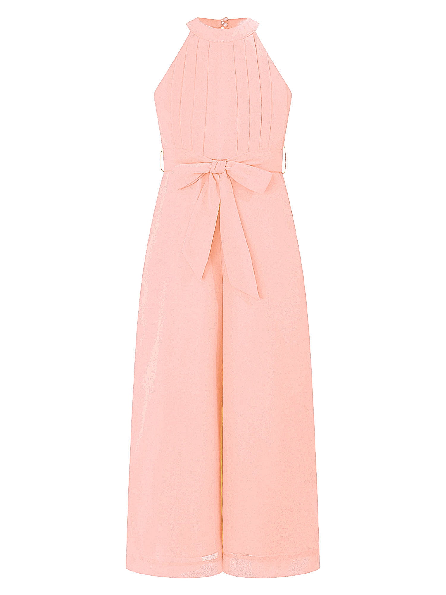 YEAHDOR Kids Girls Halter Neck Relax Fit Jumpsuit Chiffon Sleeveless ...