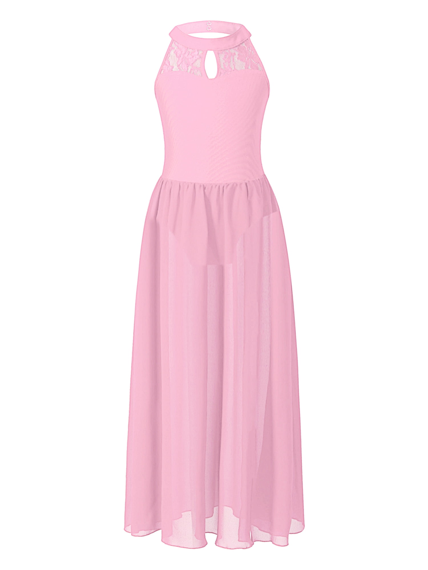 YEAHDOR Kids Girls Lyrical Dance Dress Modern Contemporary Costume ...