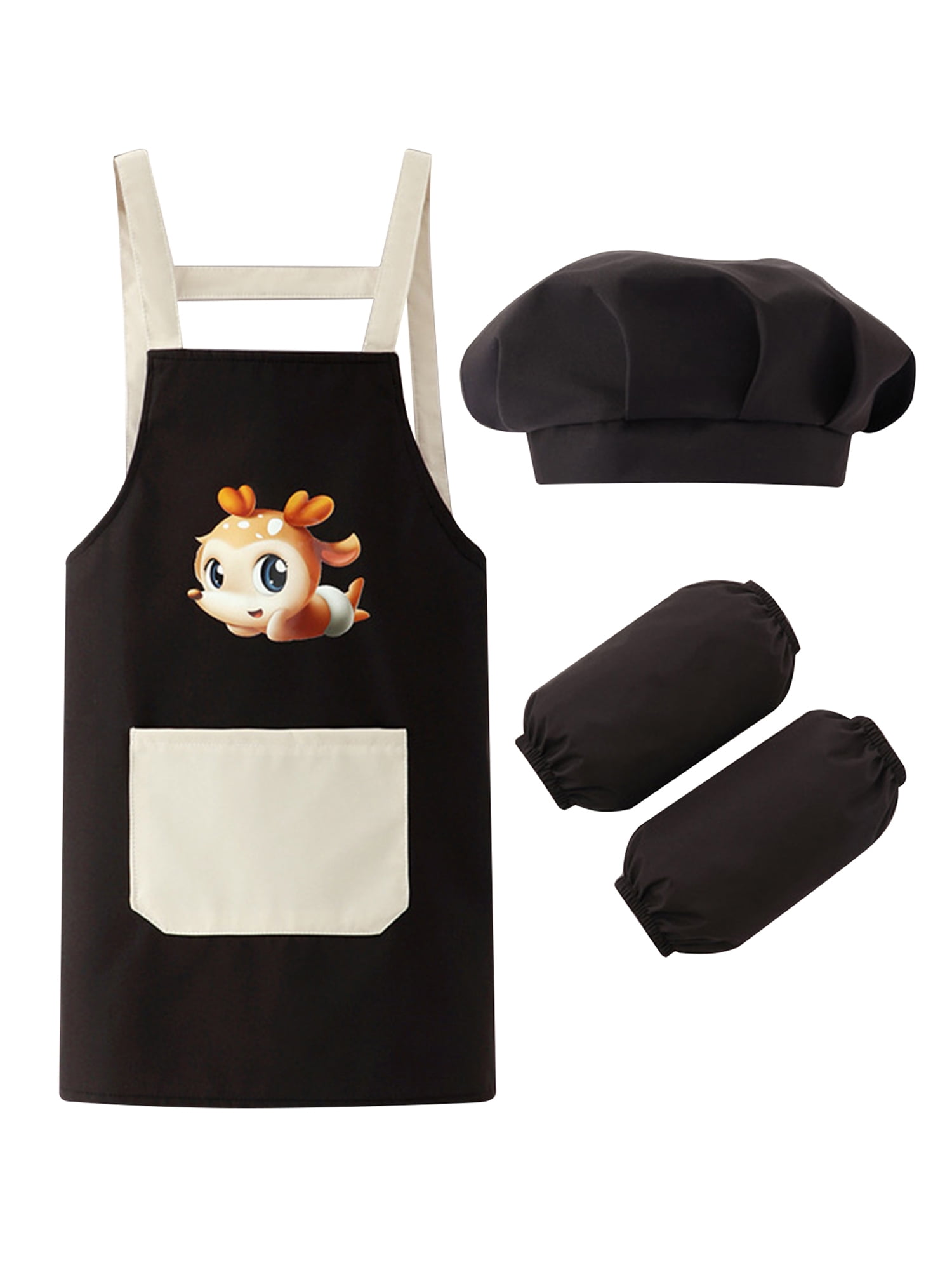 YEAHDOR Kids Girls Toddlers Painter Dress-Up Chef Cook Cosplay Set ...