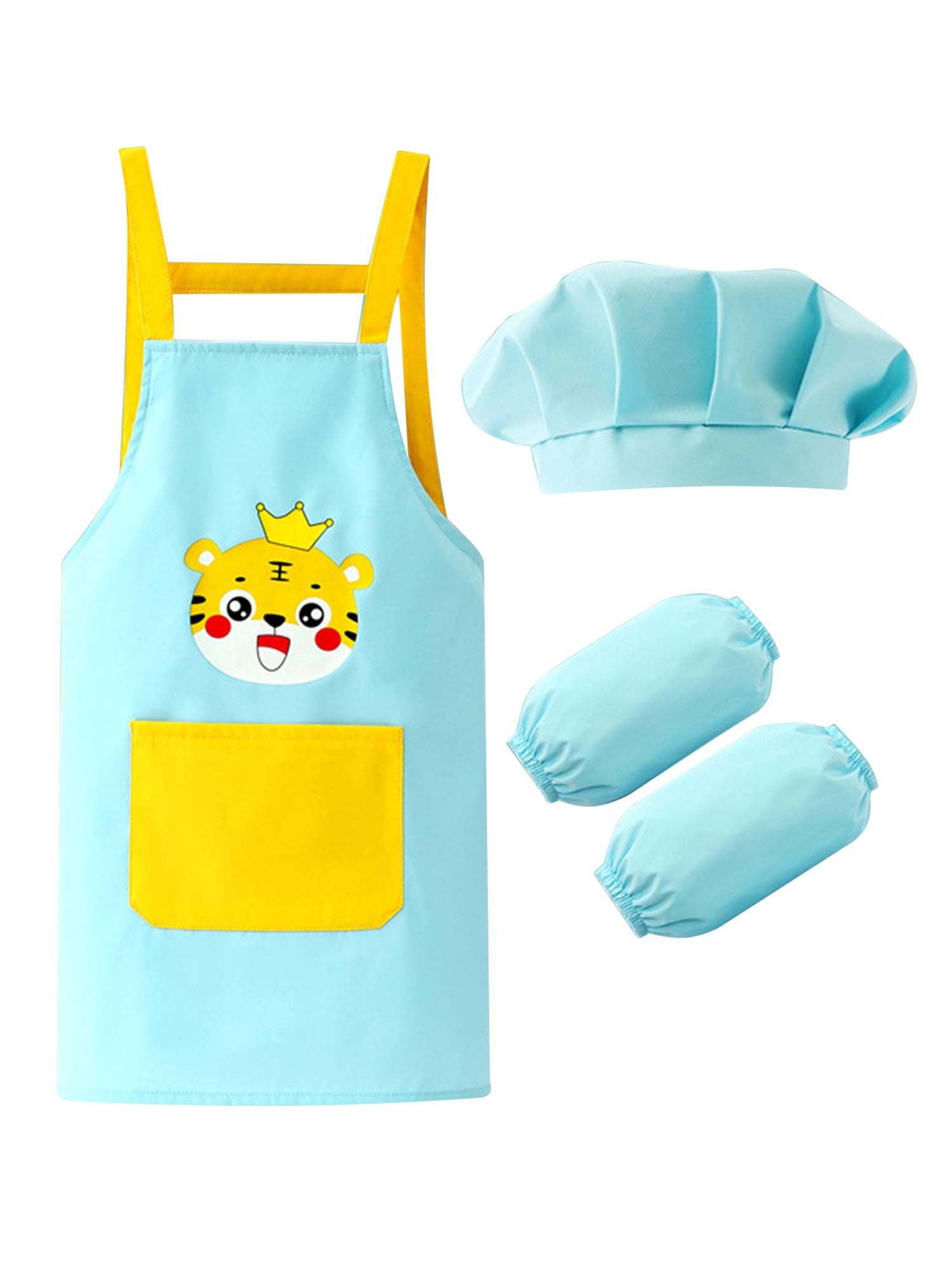 YEAHDOR Kids Girls Toddlers Painter Dress-Up Chef Cook Cosplay Set ...