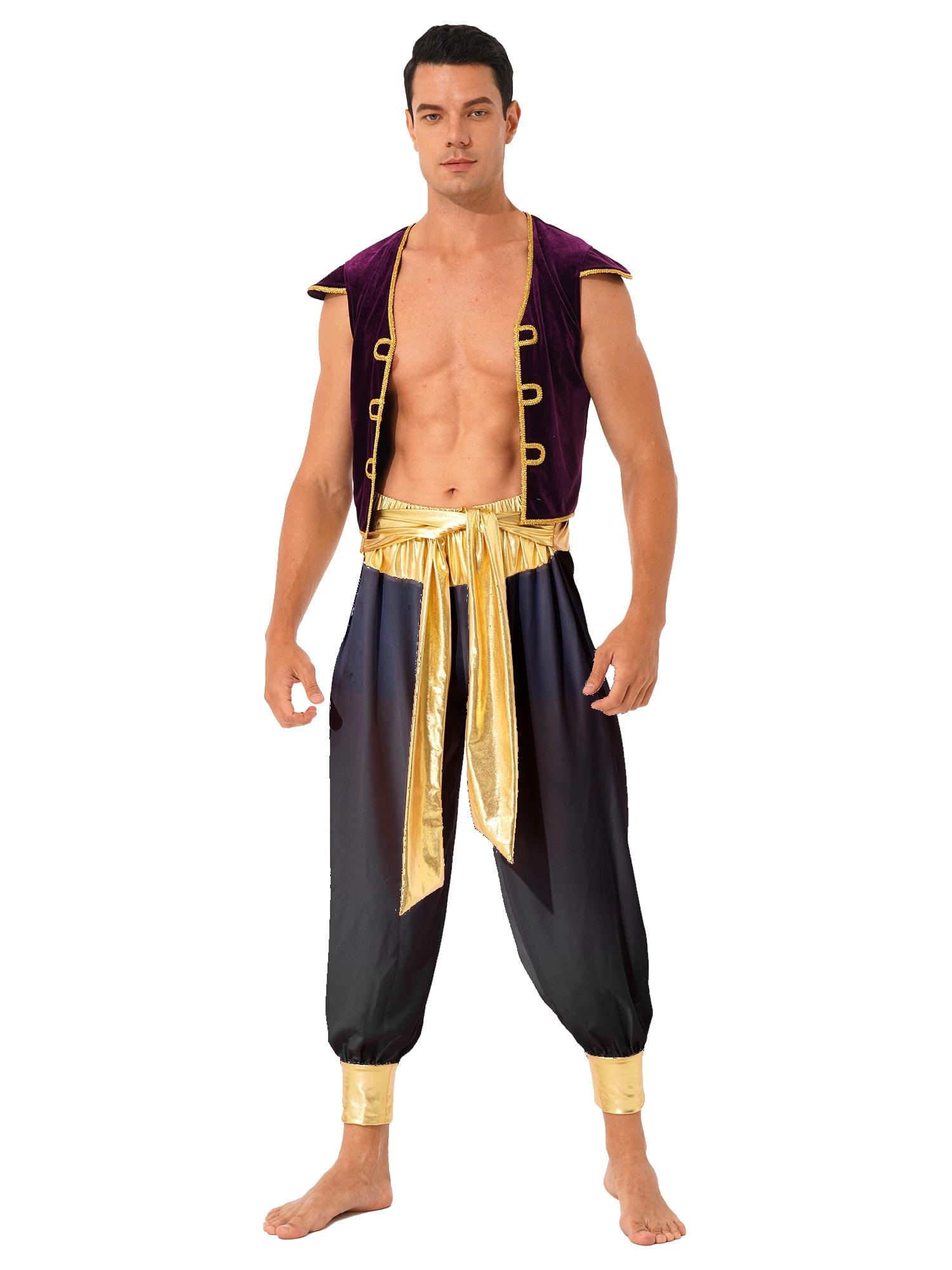 YEAHDOR Mens Halloween Cosplay Costume Ancient Greek God Gladiator ...