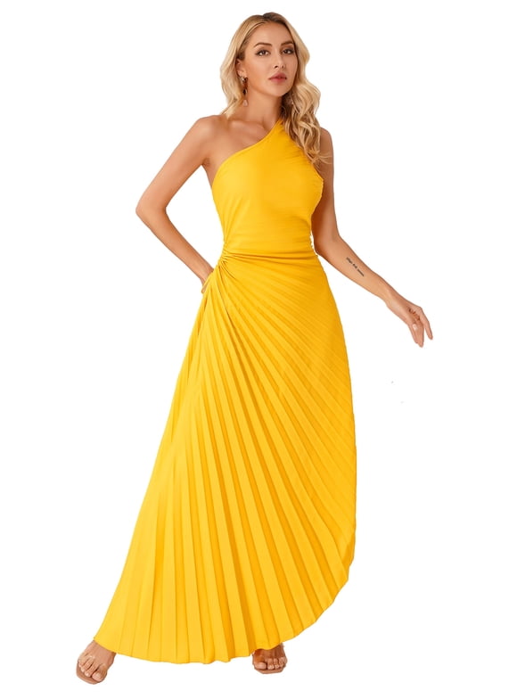 Cocktail Party Yellow Dresses Women