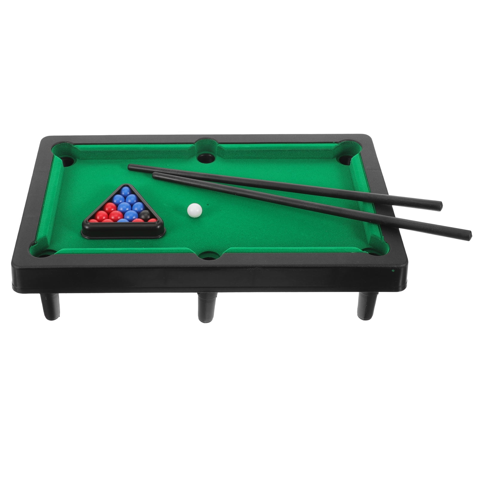 YEAHIBABY-1 Set Desktop Miniature Pool Table Set Mini Billiards Table ...