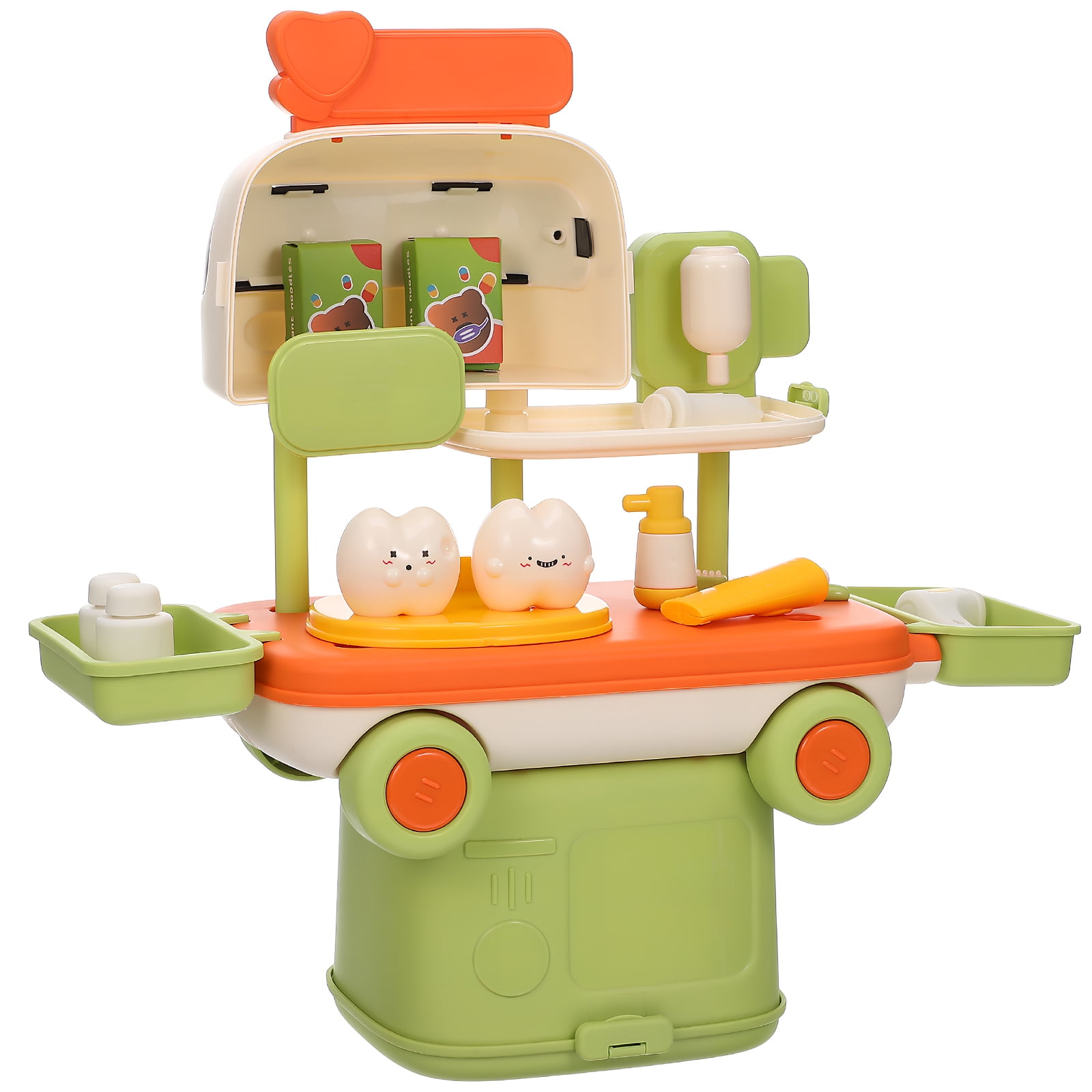 YEAHIBABY 1 Set Play Doctor Set Doctors Kit Toy for Kids Green Plastic ...
