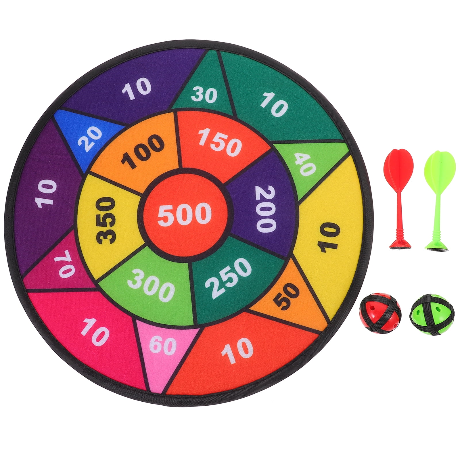 YEAHIBABY-1 Set of Toddlers Dart Board Game with Sticky Balls Kids Dart ...
