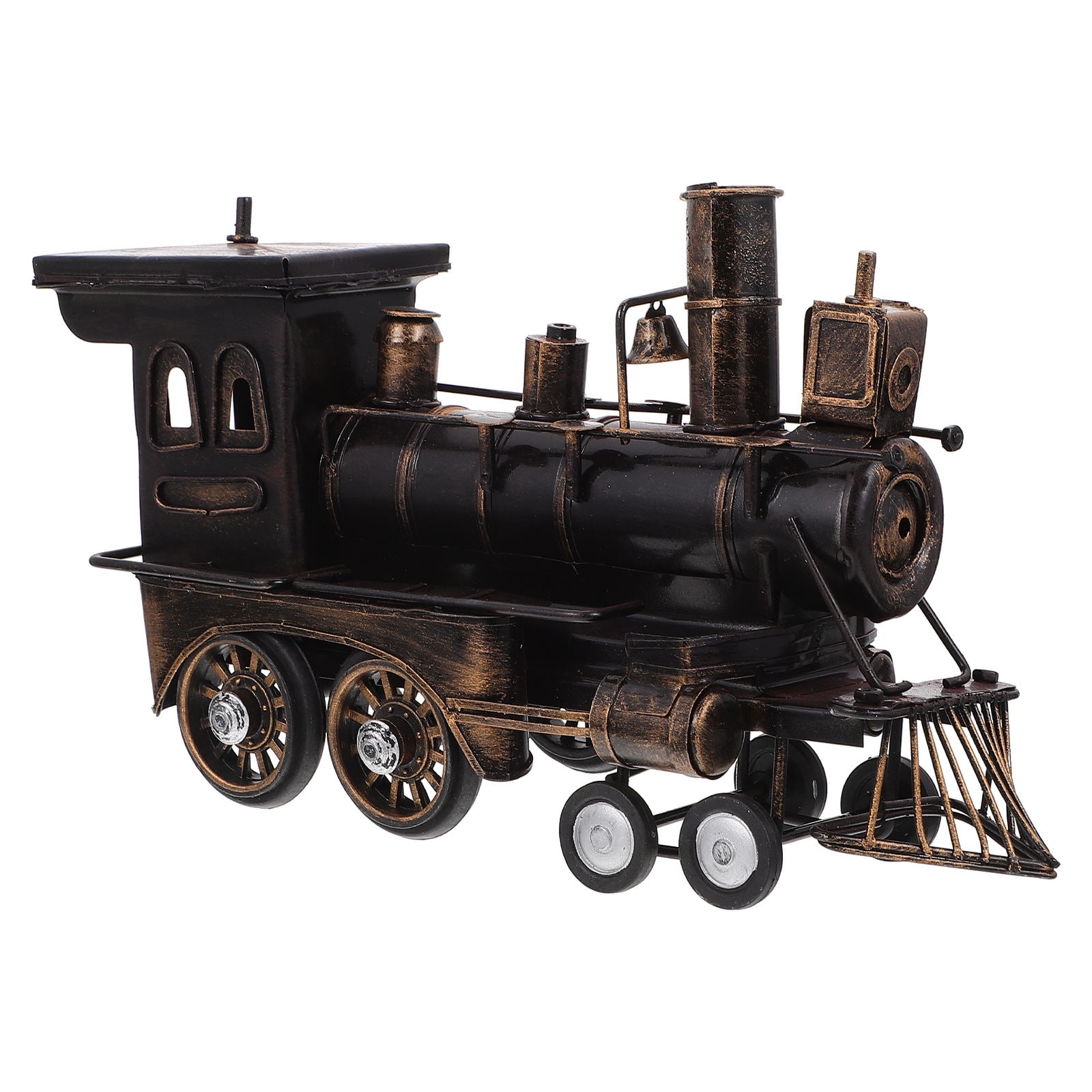 YEAHIBABY 1Set Vintage Train Decor Locomotive Model Alloy Simulation ...