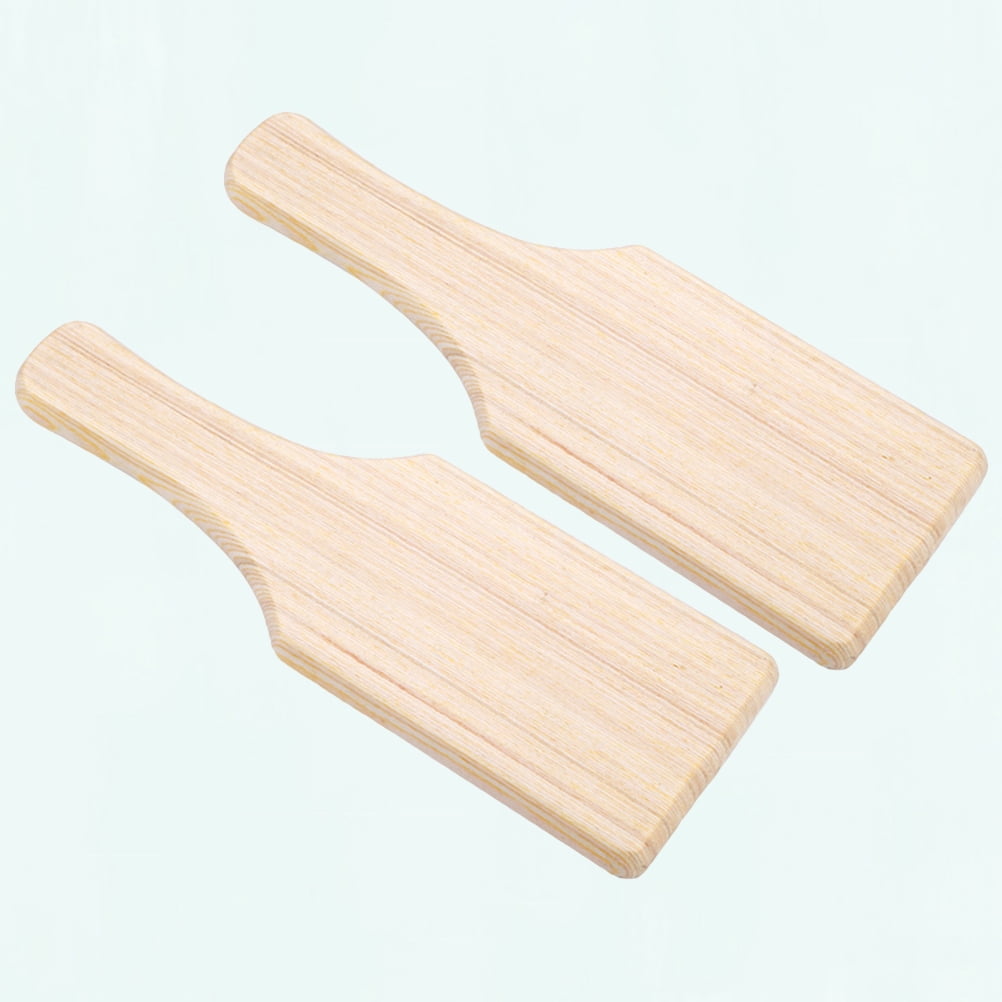 YEAHIBABY 2pcs Wooden Pottery Boards Unfinished Clay Paddles for Greek ...