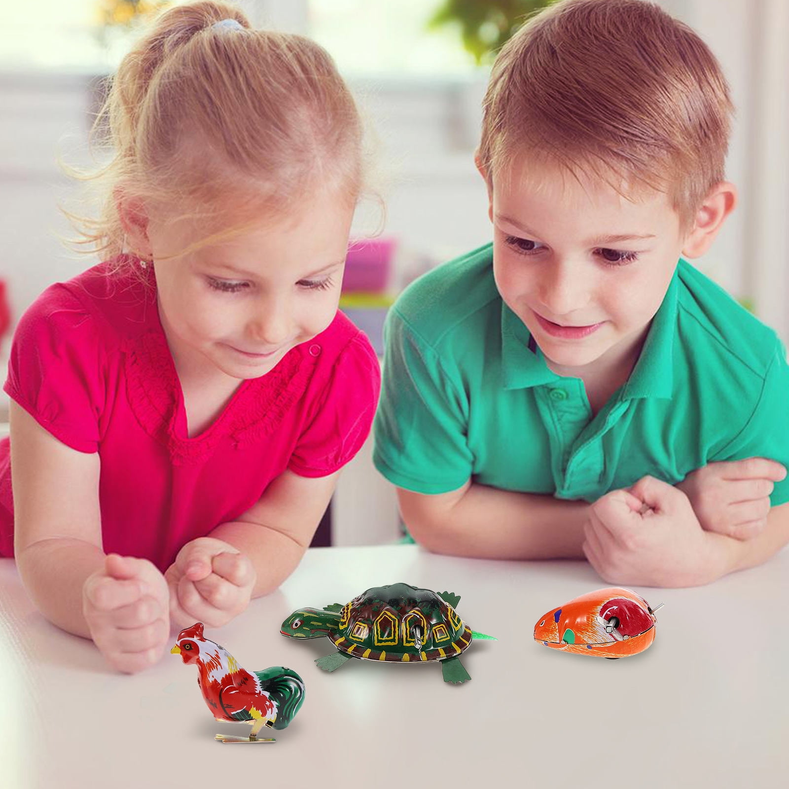 YEAHIBABY 5Set Small Wind up Toys Iron Assorted Color For Fine Motor ...