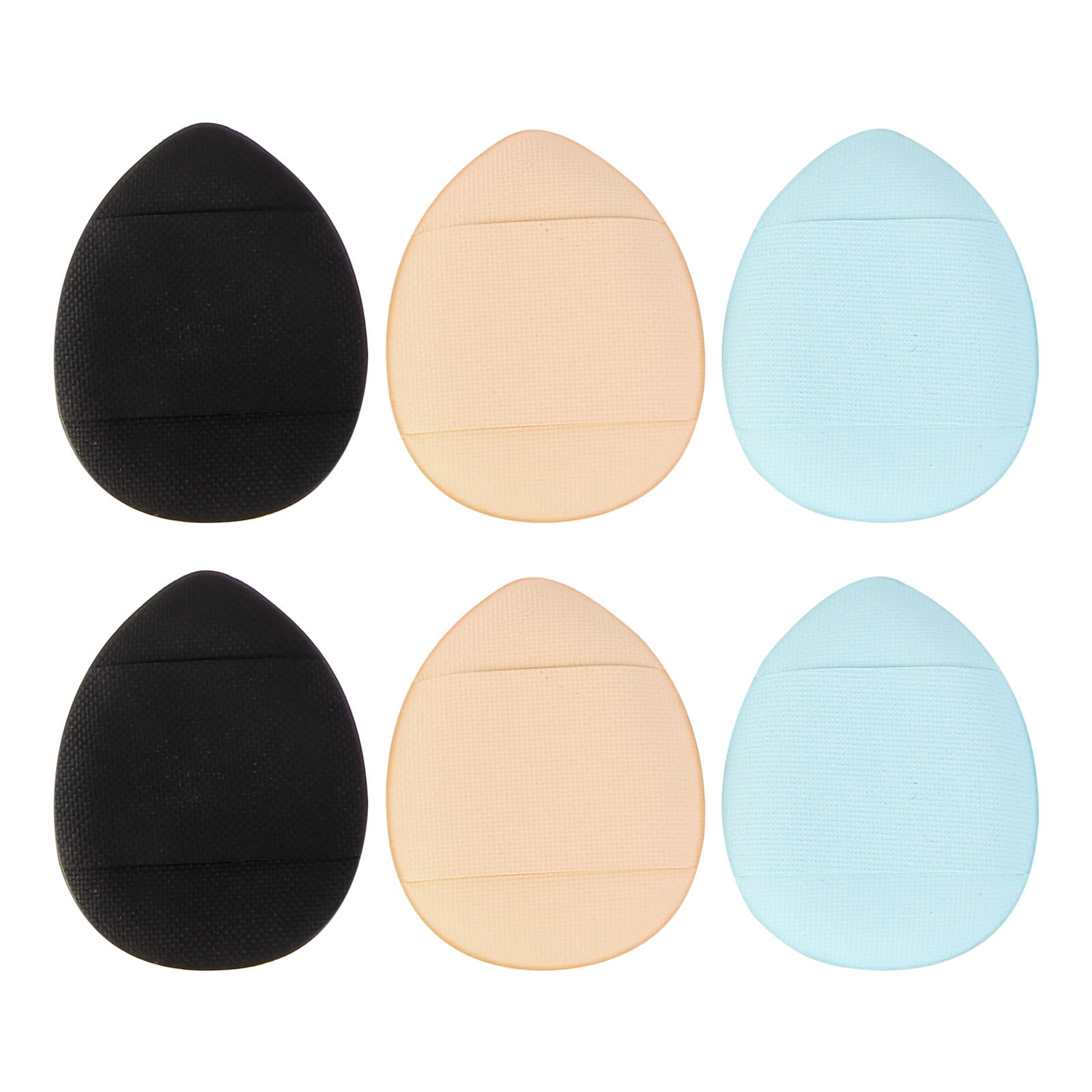 YEAHIBABY 6Pcs Facial Powder Puff Assorted Color Washable Cosmetic ...