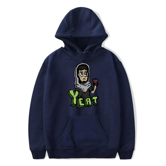 YEAT Logo Merch Hoodie Men's Hip Hop Printing Pullover Hooded ...
