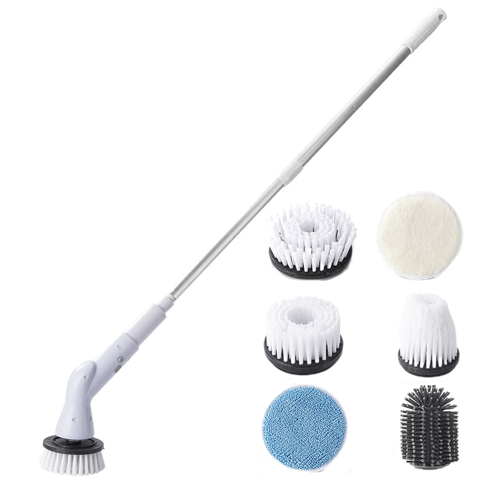 YEAUEME 1 Set Electric Cleaning Brush with 4 Replaceable Brush Heads ...