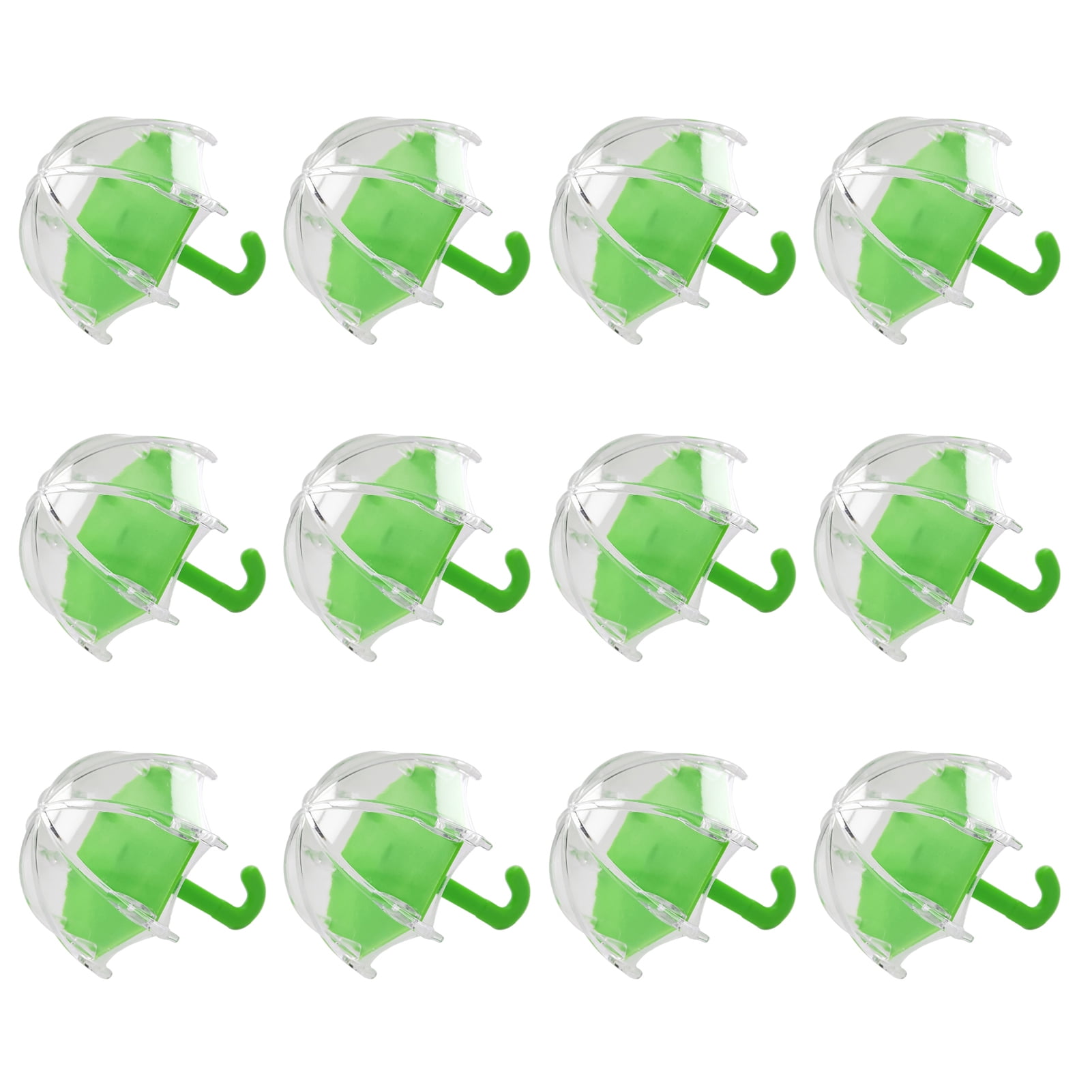 YEAUEME 12Pcs Mini Umbrella Candy Box Portable Transparent Treat Holder ...