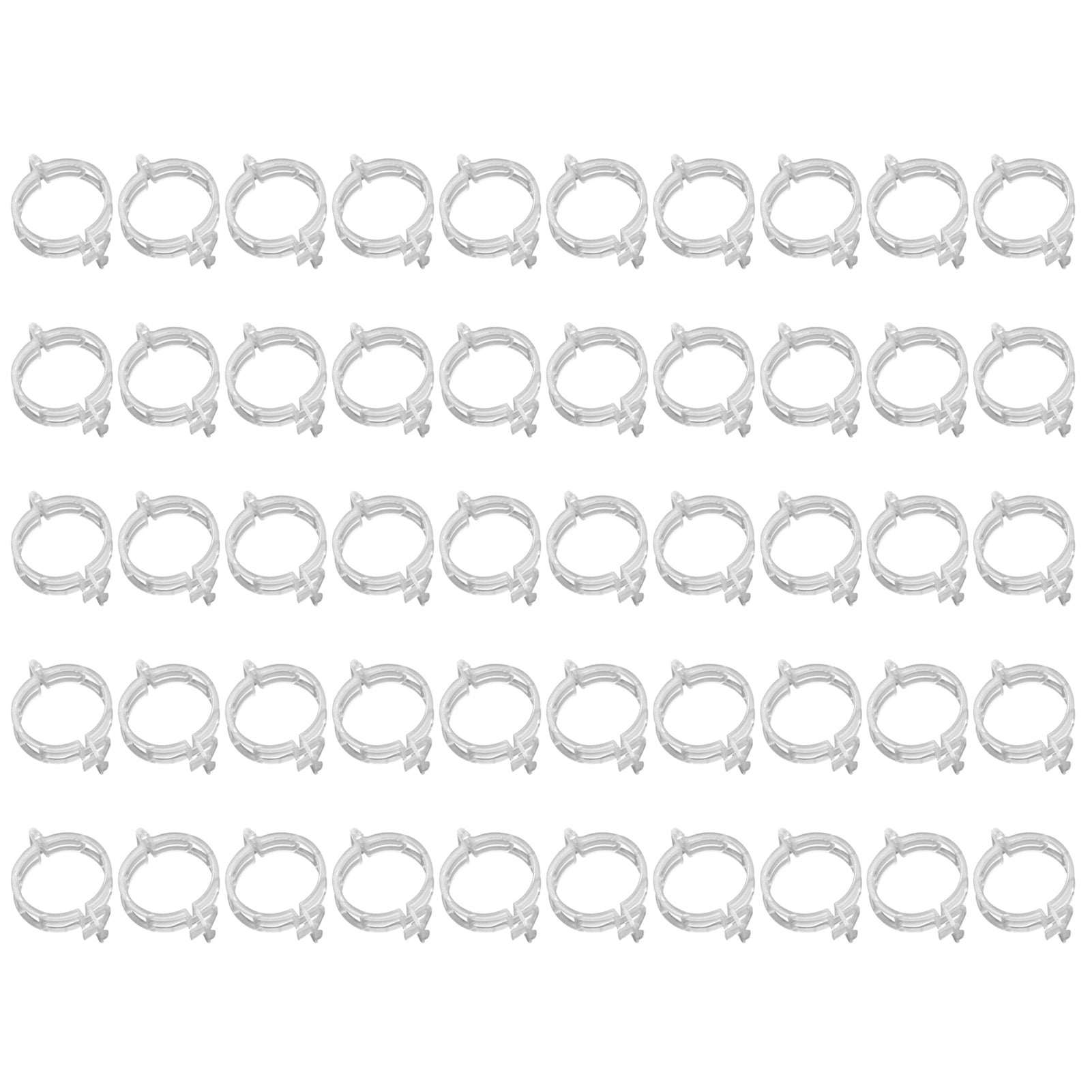 YEAUEME 20Pcs Seedlings Fixing Clips Quick-open Plant Support Clips ...