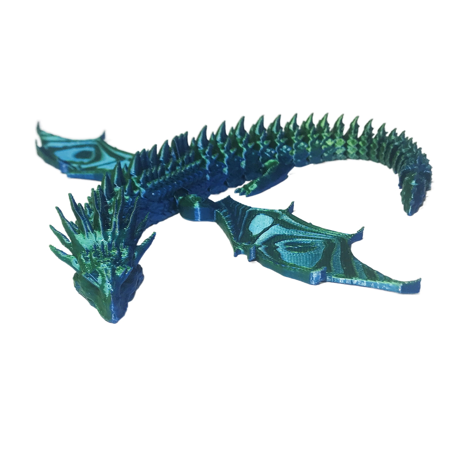 YEAUEME 3D Printed Dragon Action Figure Multi-jointed Movable Winged ...