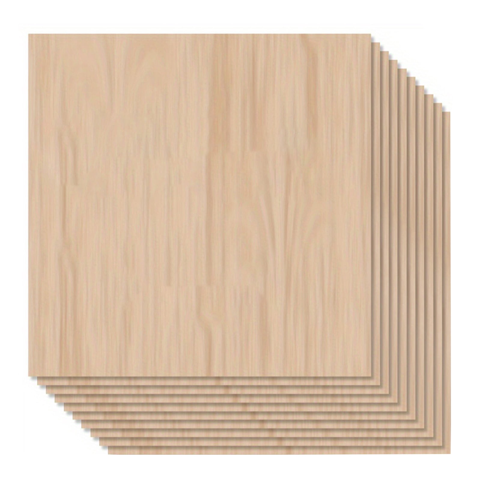 YEAUEME 8/10Pcs 10/15/20/30CM Wood Sheet Heavy Duty Unfinished DIY ...