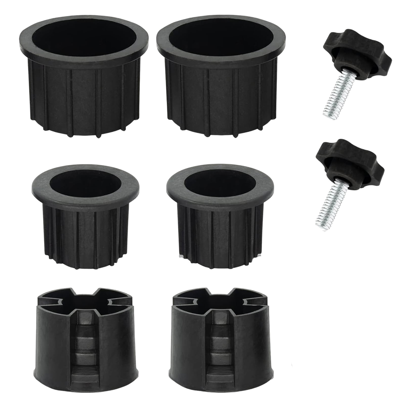 YEAUEME 8/12Pcs Umbrella Stand Tube Pipe Sleeve with Hand Knob ...