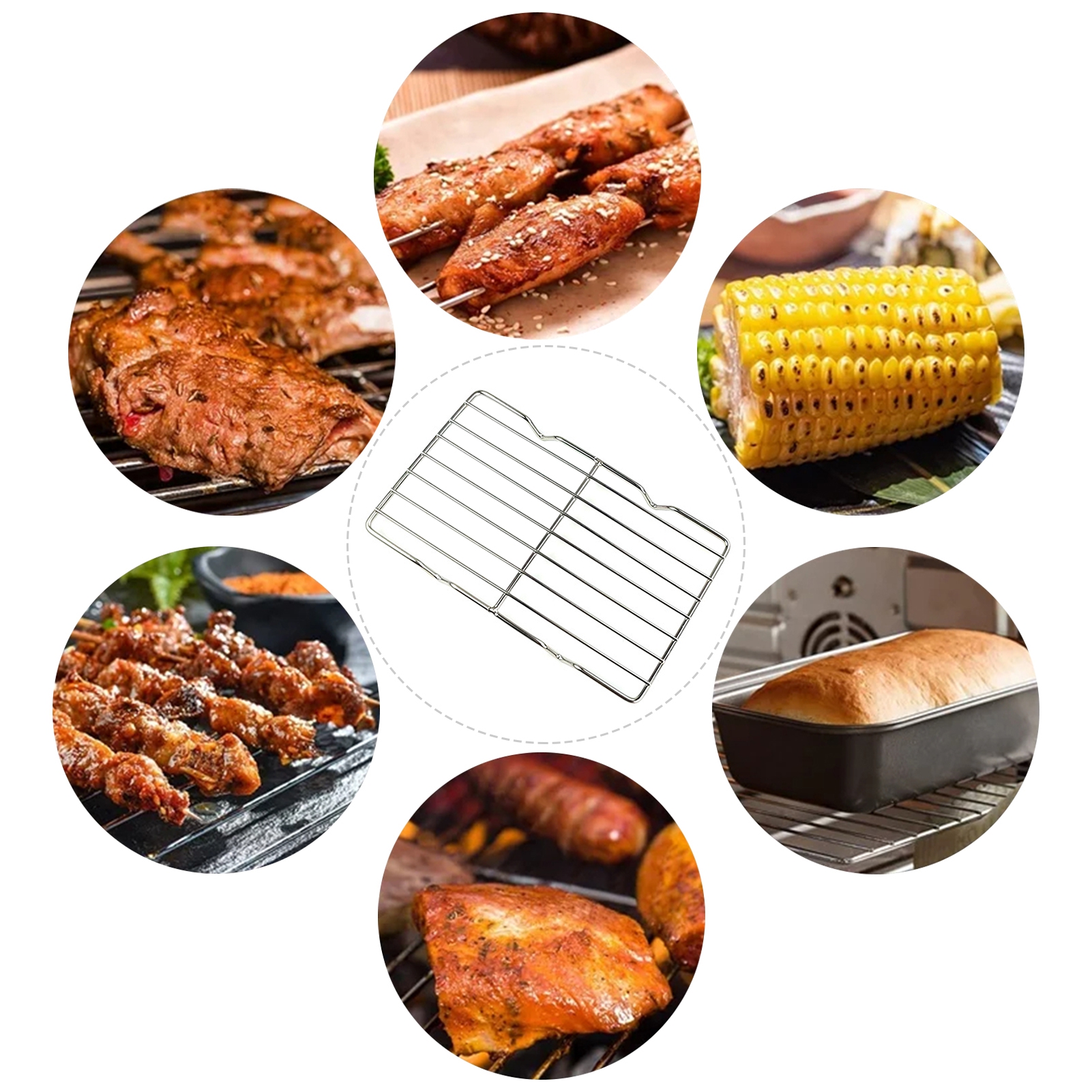 YEAUEME Cooling Racks for Cooking and Baking Heavy Duty Stainless Steel ...