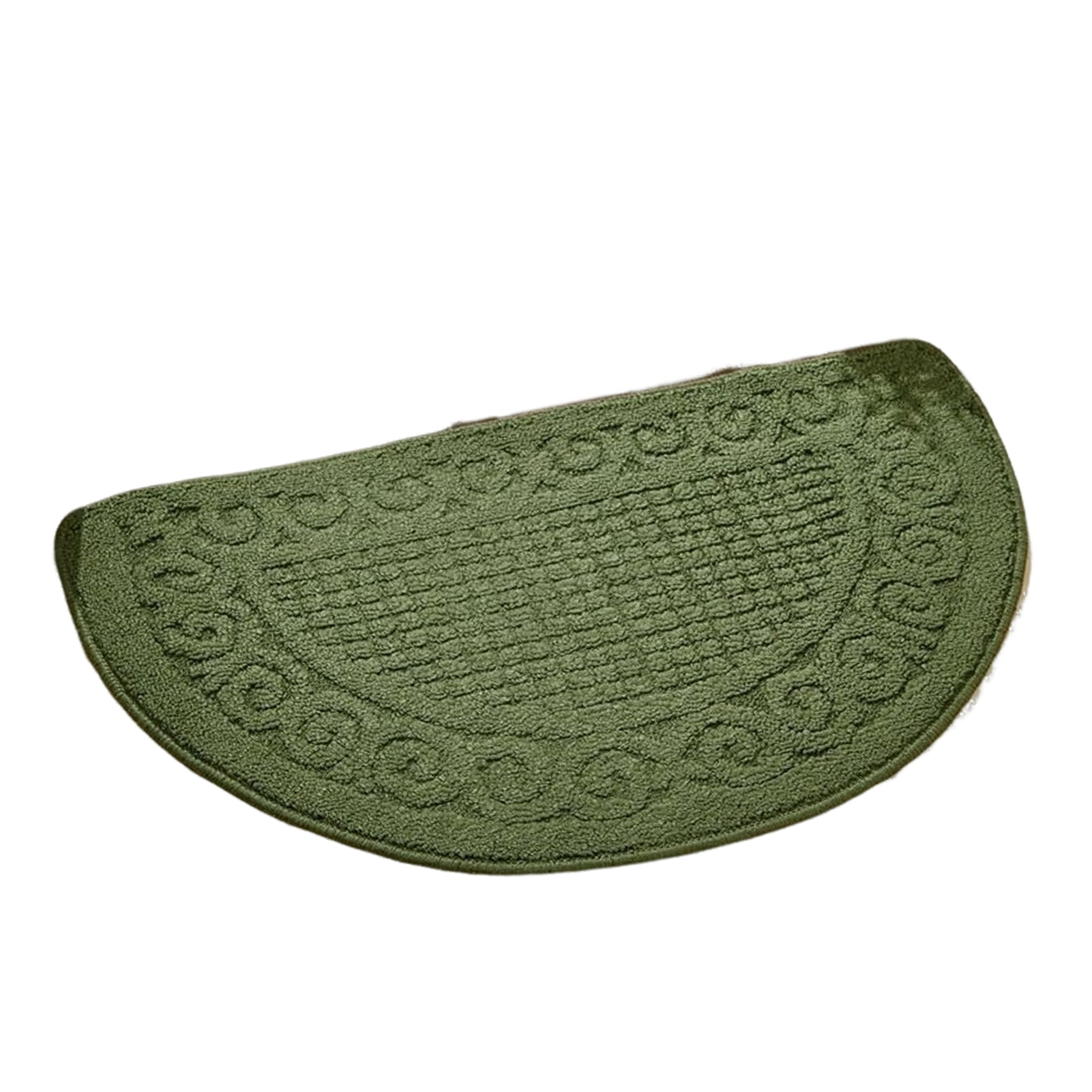 YEAUEME Doormat Semi-Circle Shape Anti-slip Absorbs Moisture And Dirt ...