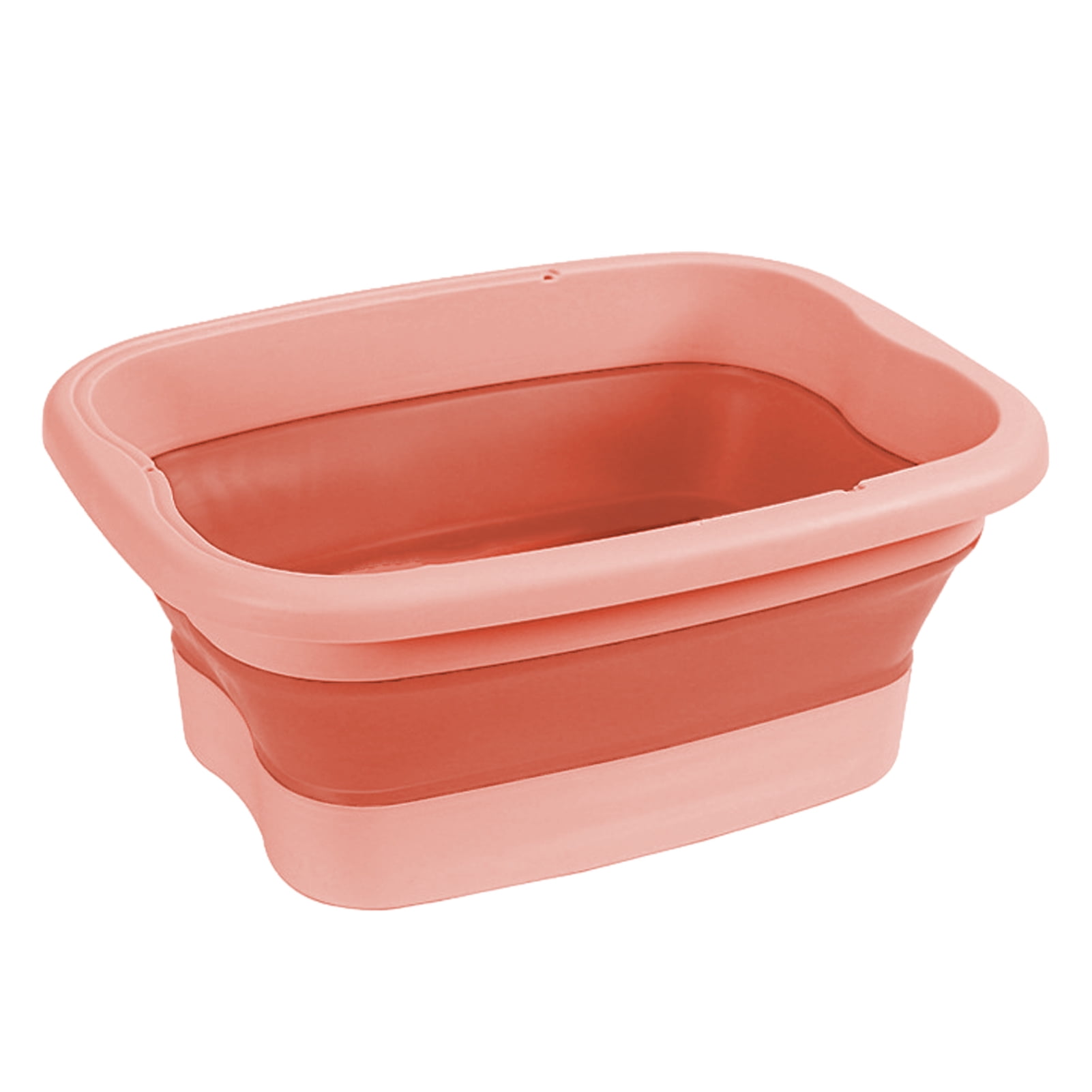 YEAUEME Foldable Wash Basin Plastic Portable Pool Foot Bath Basin ...