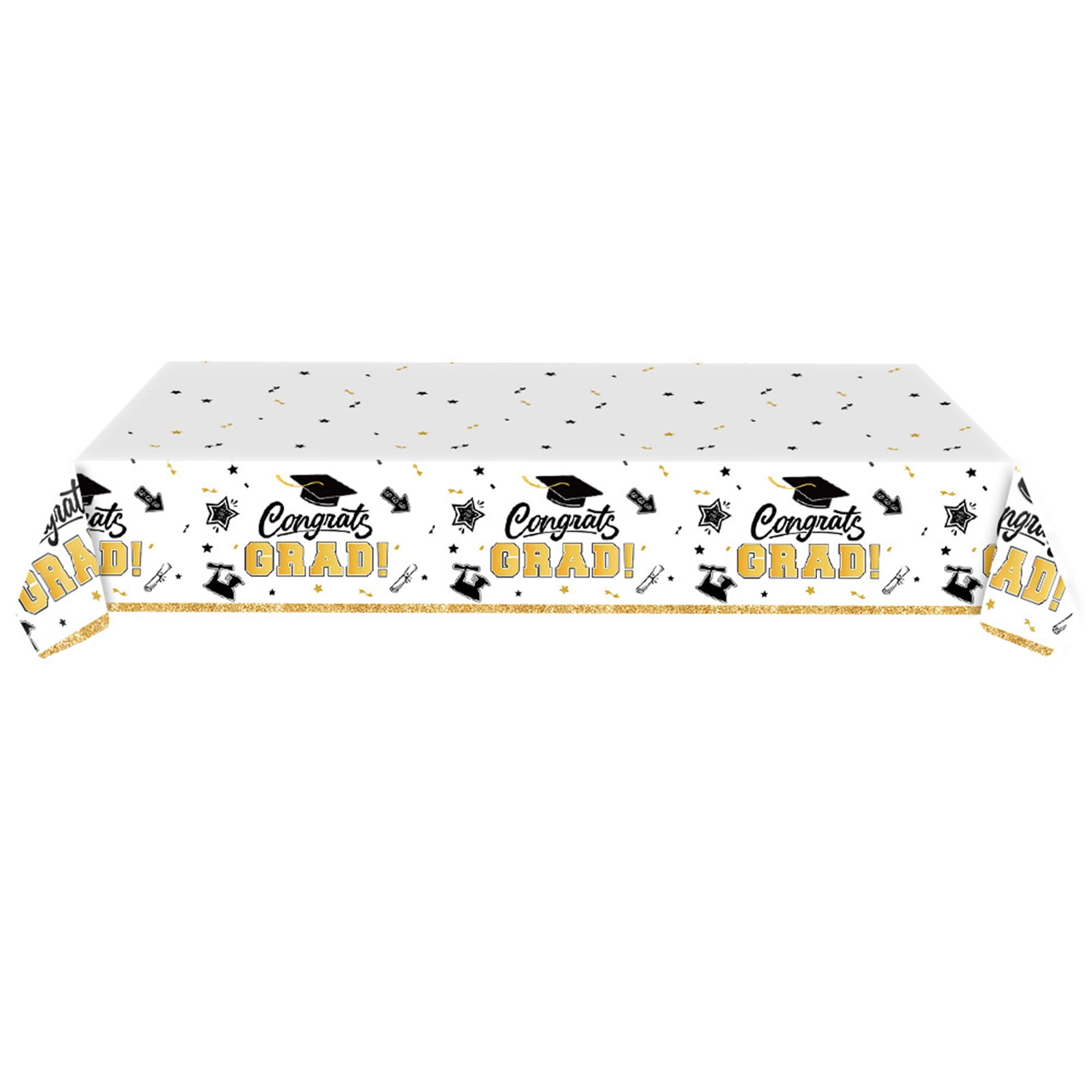 YEAUEME Graduation Party Tablecloth Congrats Grad Printing Rectangular ...