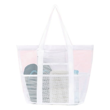 EcoEarth Summer Vacation Nylon Mesh Beach Bag, Waterproof & Sandproof ...