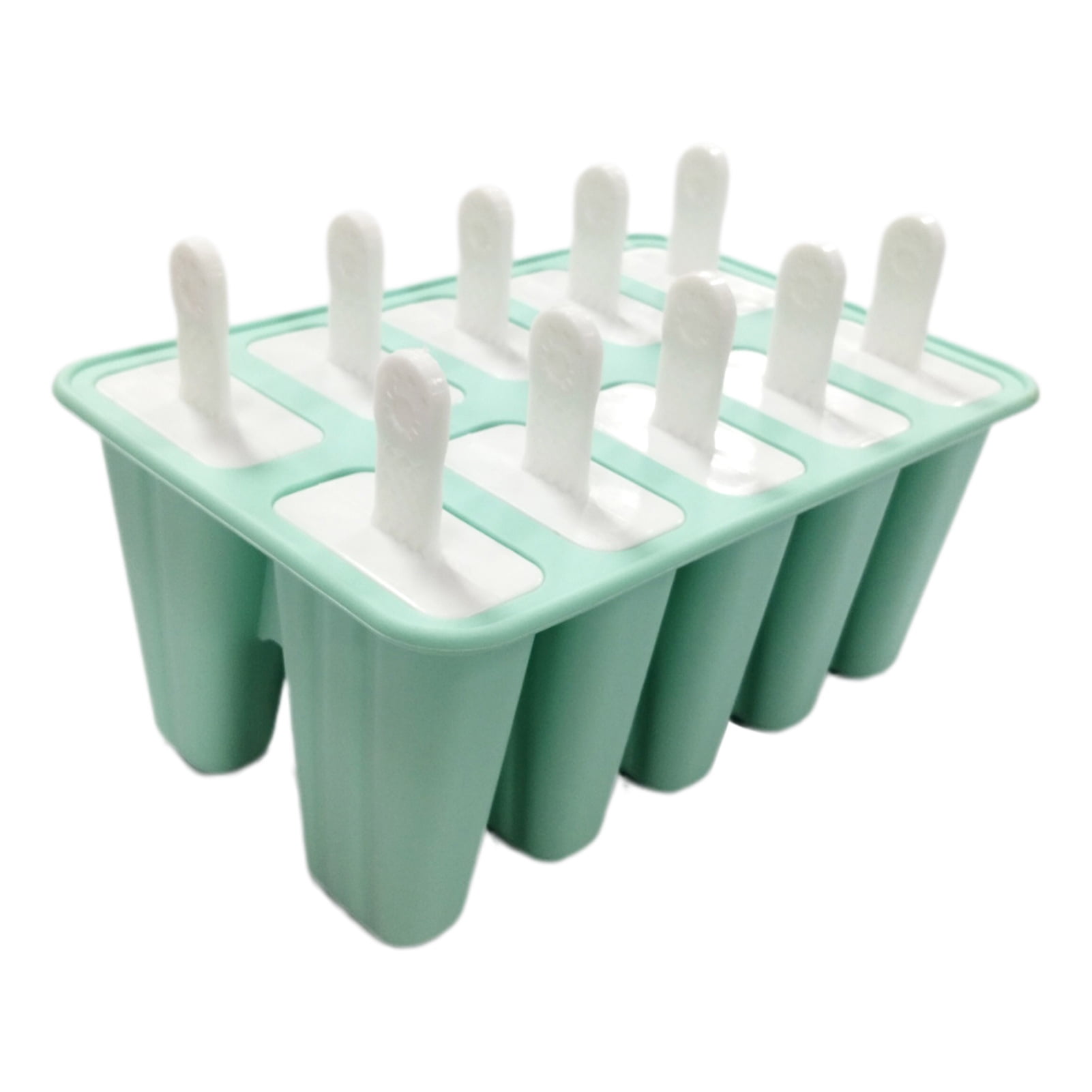 YEAUEME Popsicle Mold 6/10 Compartments Leakproof Food Grade Silicone Reusable Non-sticky Easy ...