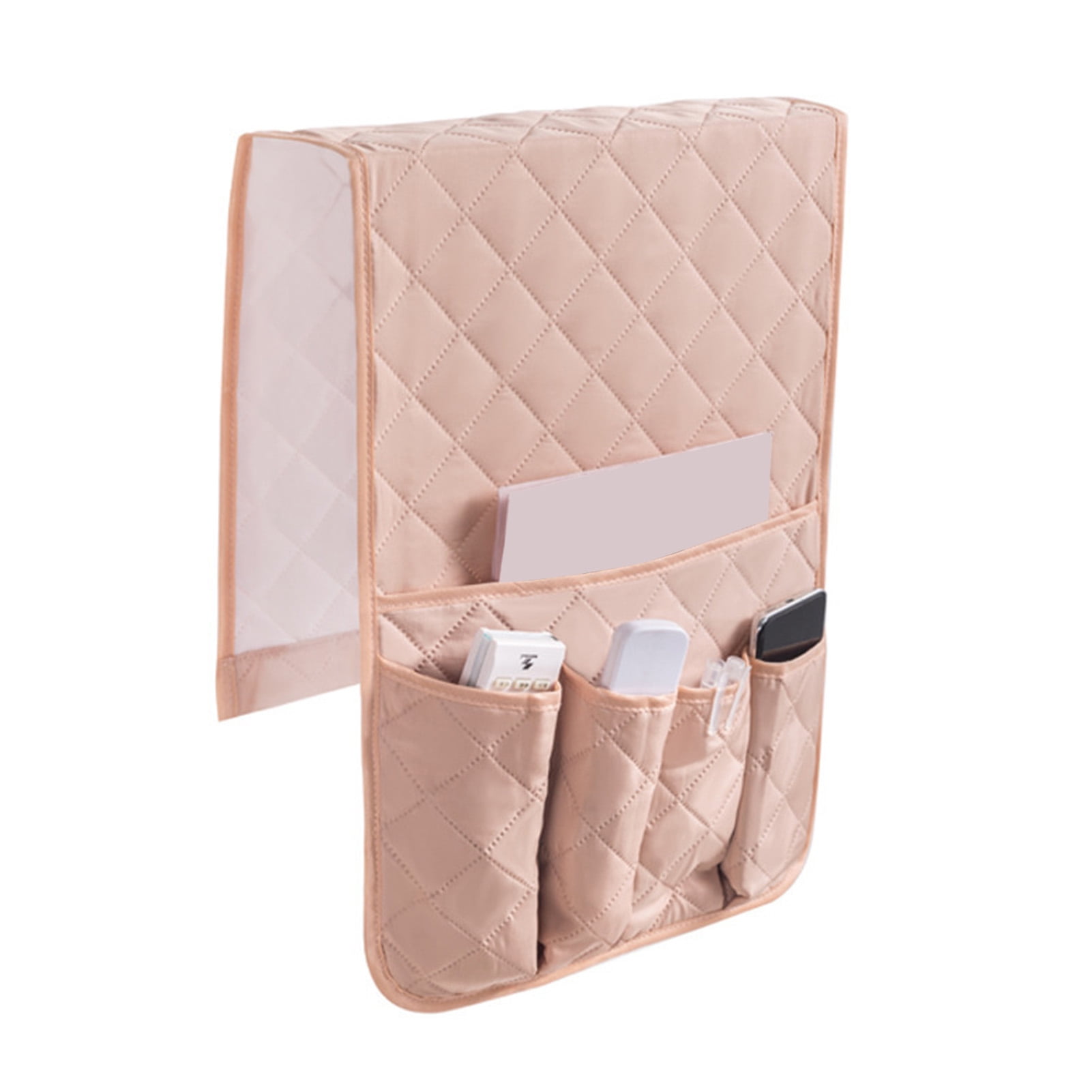 YEAUEME Sofa Armrest Organizer Remote Control Holder with Pockets ...