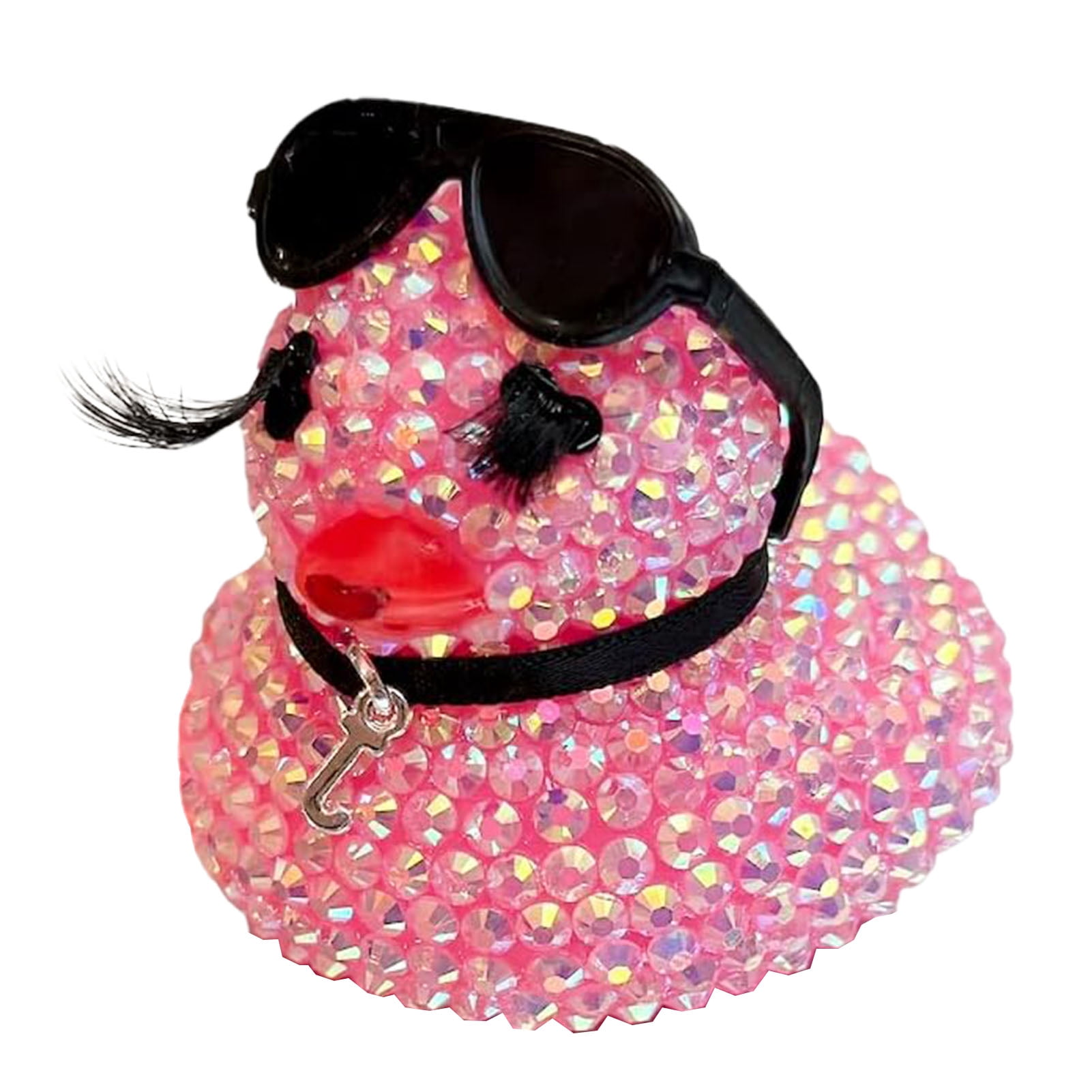 YEAUEME Sparkling Rhinestone Duck Figurine Bling Little Duck Statue ...